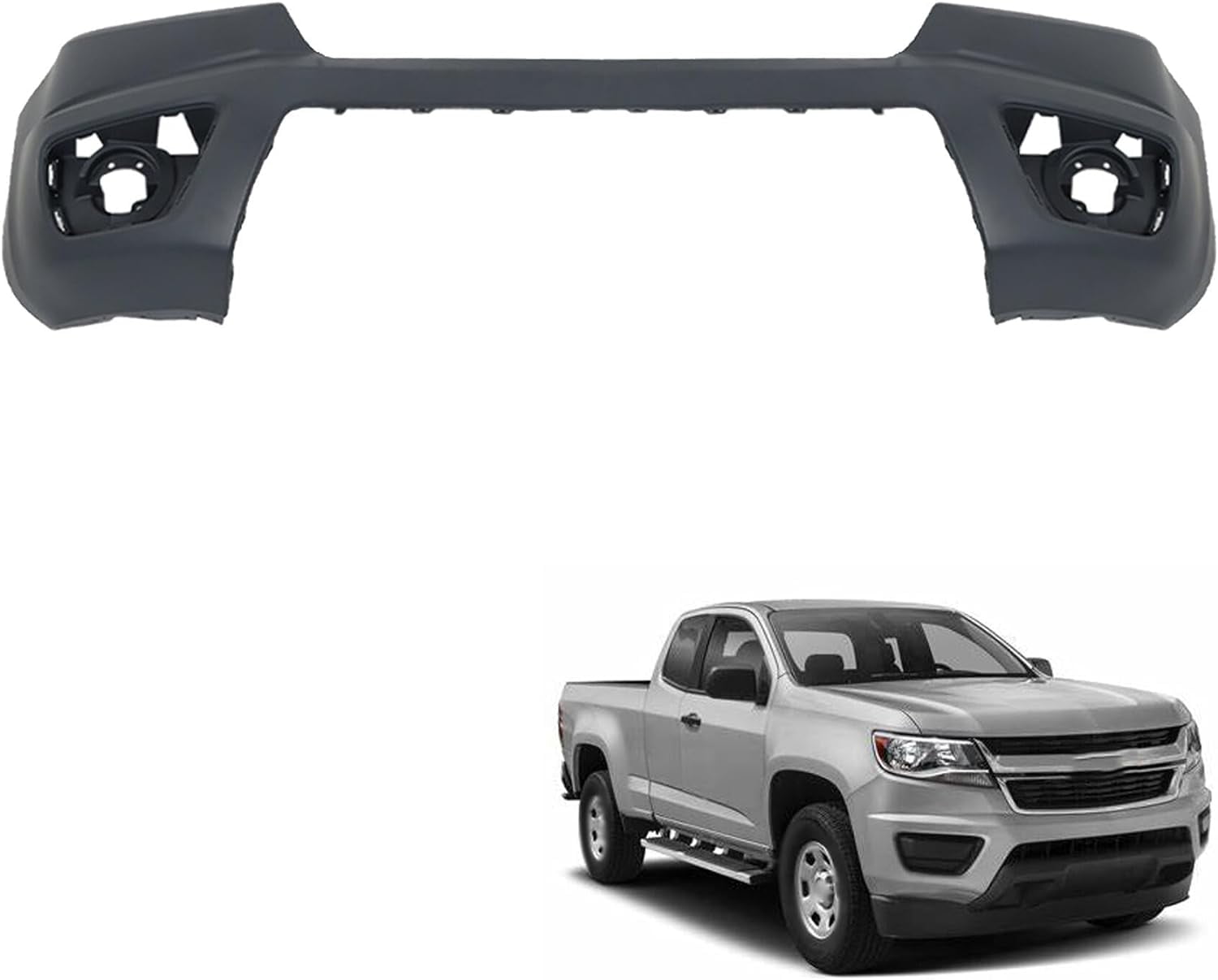 SEBLAFF Front Bumper Cover Plastic Primed Replacement for 2015-2020 ...