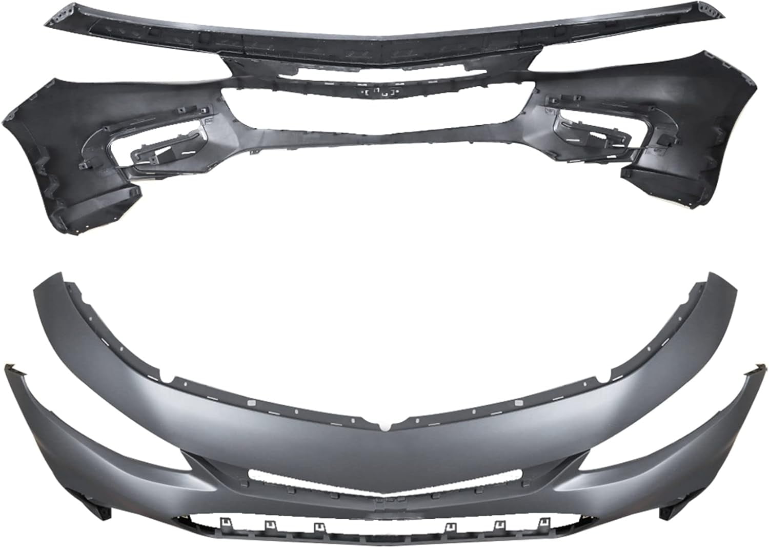 SEBLAFF Front Bumper Cover Primered Fascia Replacement for 2016 2017 ...