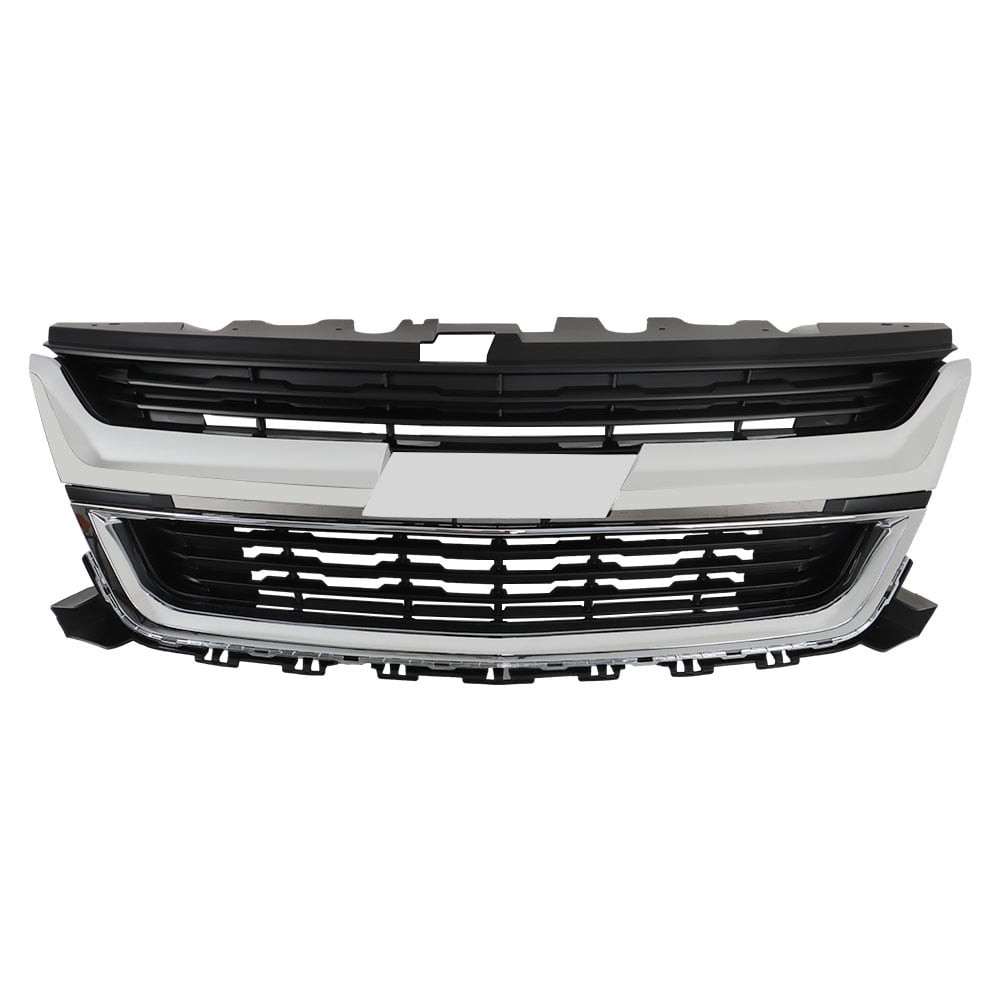 SEBLAFF Front Bumper Upper Grill Grille Chrome For 2015-2020 Chevrolet ...
