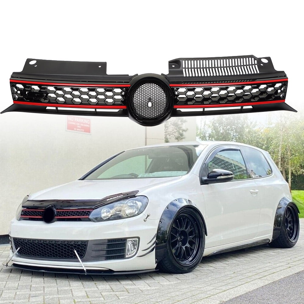 SEBLAFF Front Upper Hood Grille Honeycomb Mesh Fit for 2010 2011 2012 ...