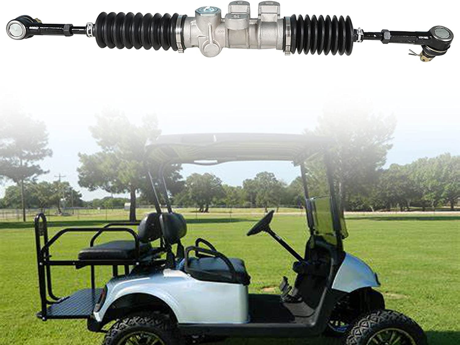 SEBLAFF Golf Cart Steering Gear Box Assembly Replacement for DS 2008-Up RXV Golf Cart Steering ...