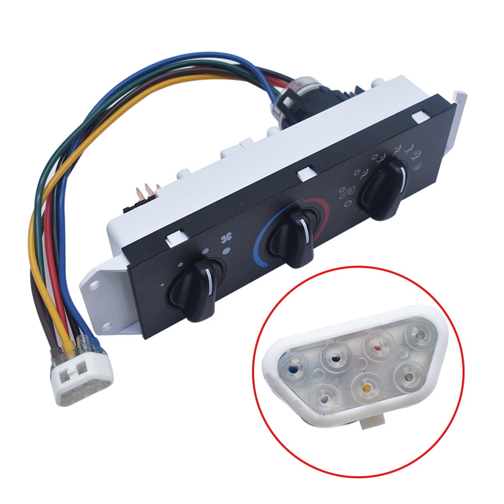 SEBLAFF HVAC A/C Heater Control Panel with Blower Motor Switch ...