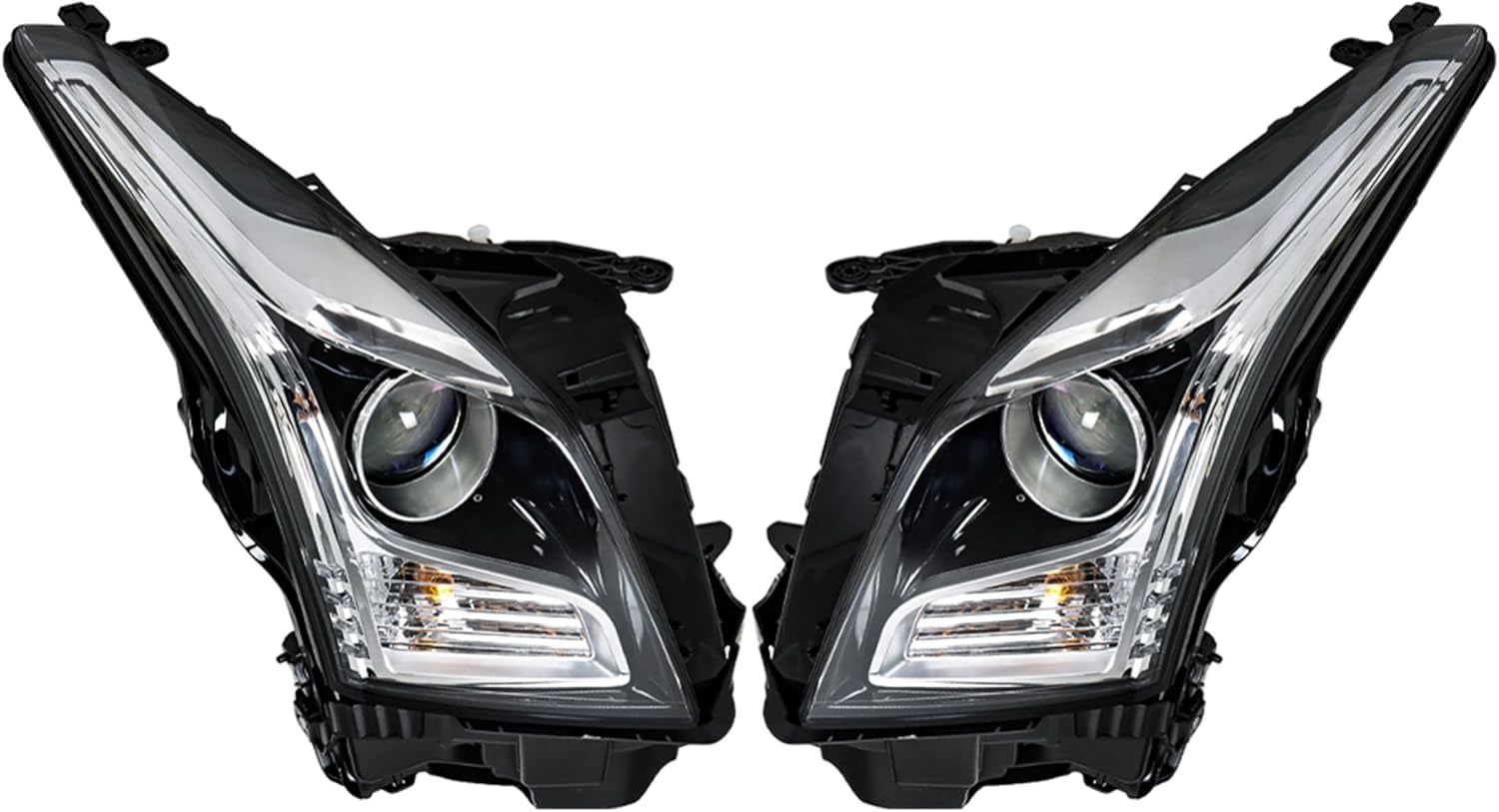 SEBLAFF Headlights Headlamps Halogen For 2013-2018 Cadillac ATS Left ...