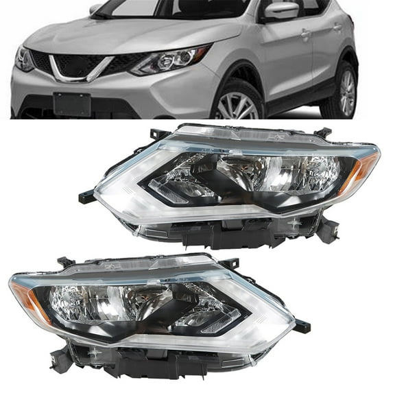 SEBLAFF Headlights Headlamps Pair Assembly For 2017 2018 2019 Nissan ...