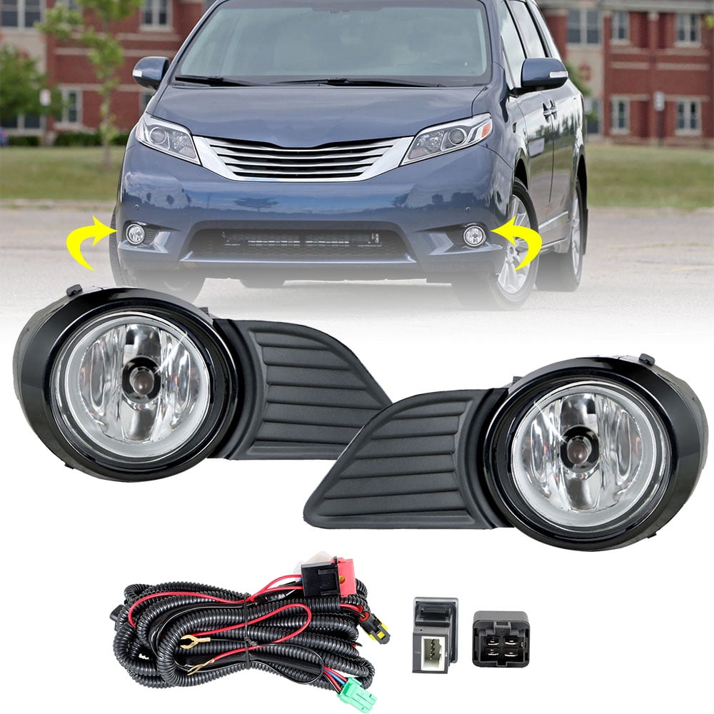 SEBLAFF Left & Right Fog Lights Assembly Replacement for 2011-2017 ...