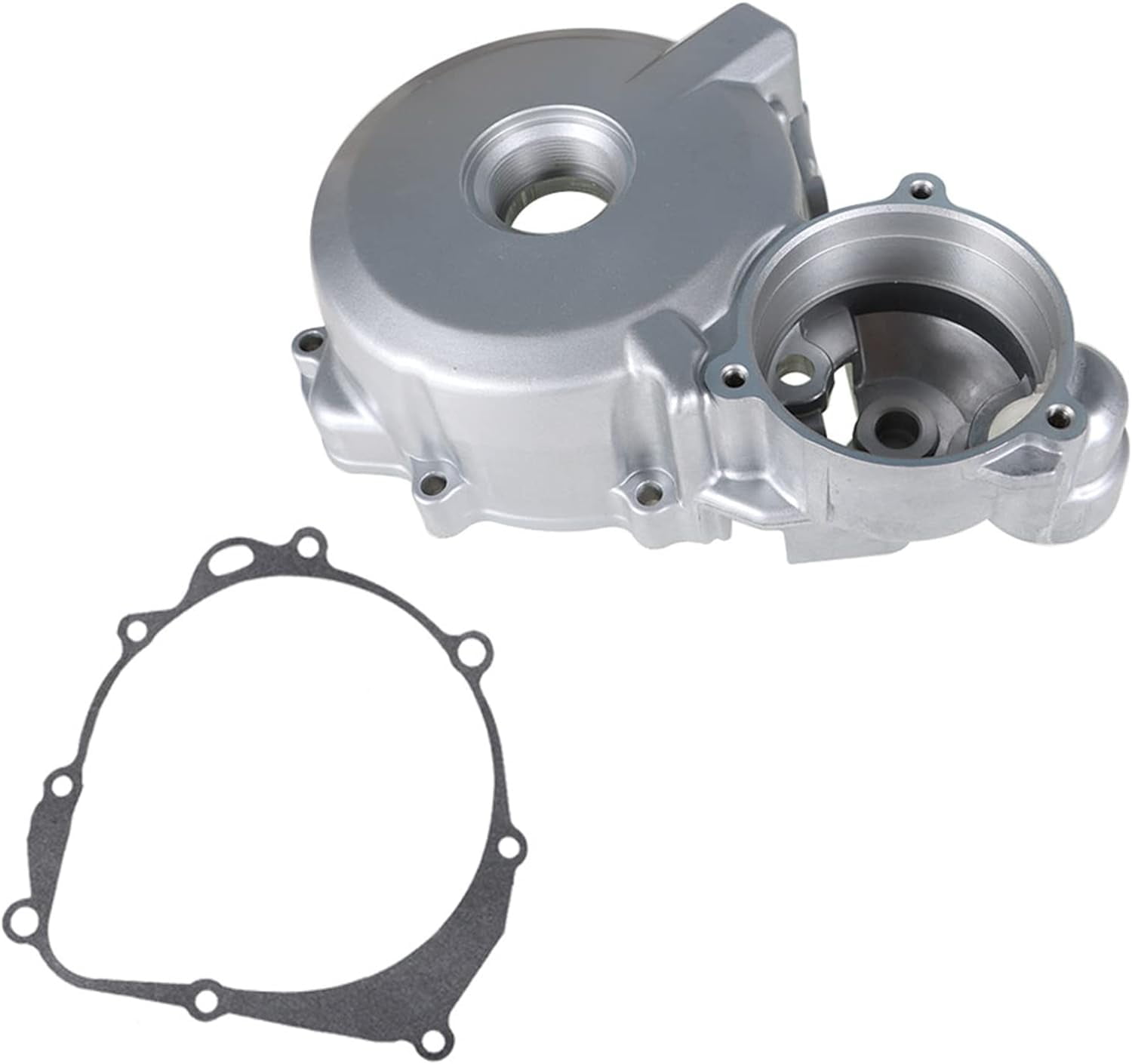 SEBLAFF Motorcycle Left Side Engine Stator Magneto Cover Case with Gask ...