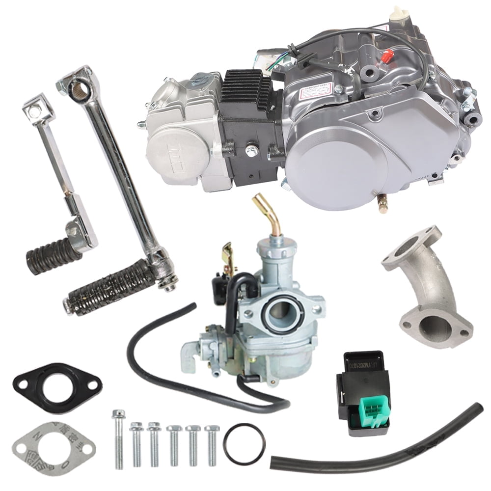 SEBLAFF New 125cc 4 Stroke Engine Motor Kit Dirt Pit Bike For Honda ...