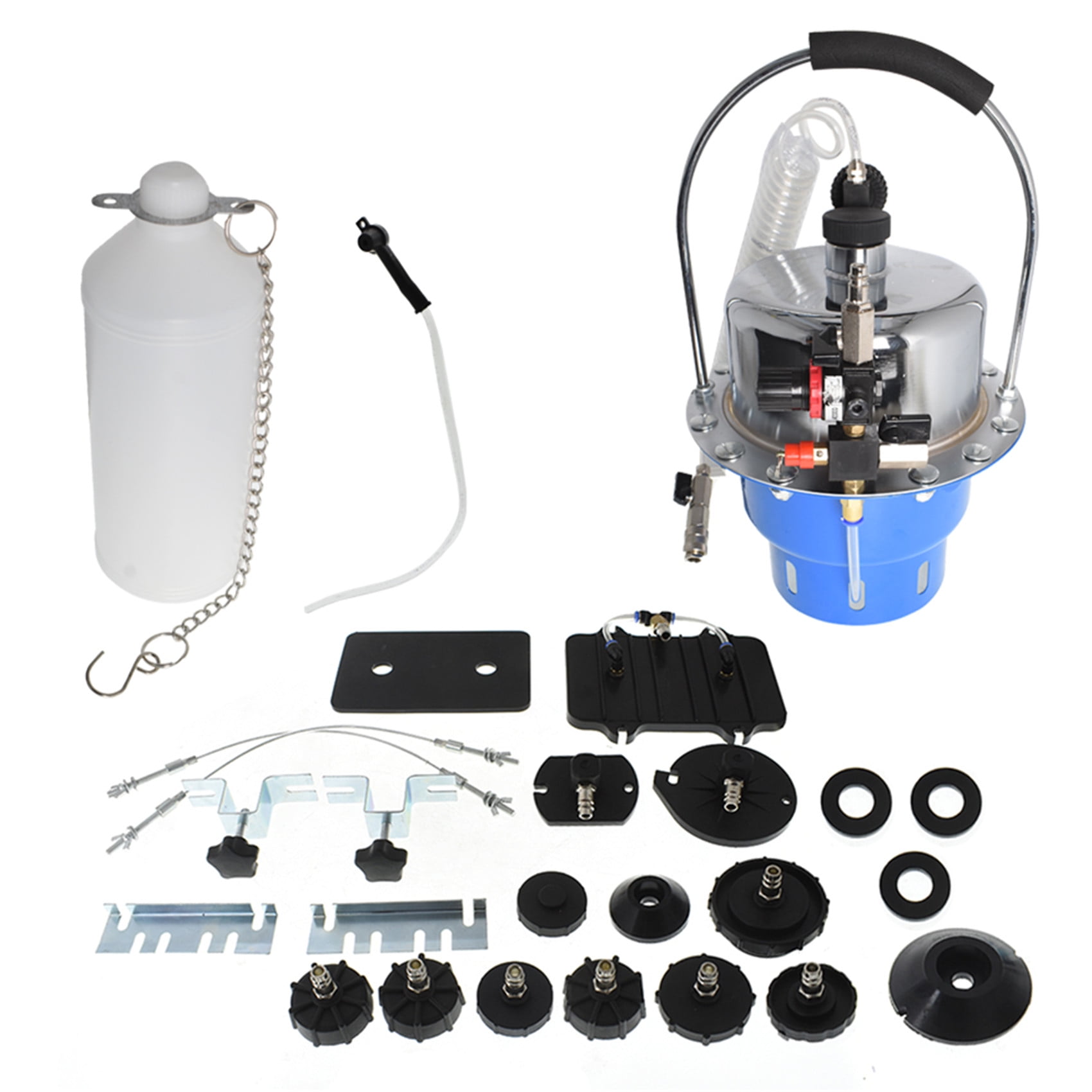 SEBLAFF Portable Pneumatic Air Pressure Bleeder Tool Set Brake and ...