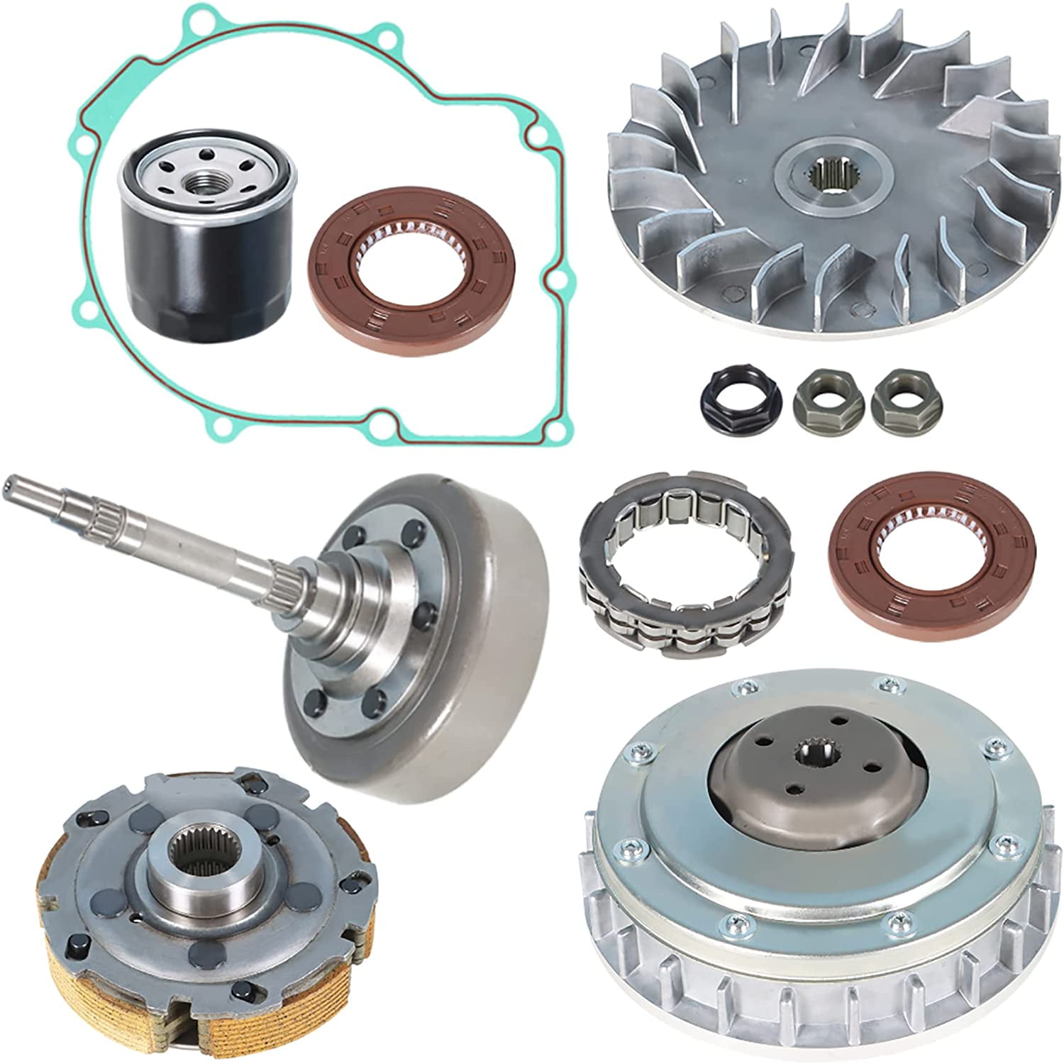 SEBLAFF Primary Drive Clutch Sheave Clutch Carrier Housing Oneway ...