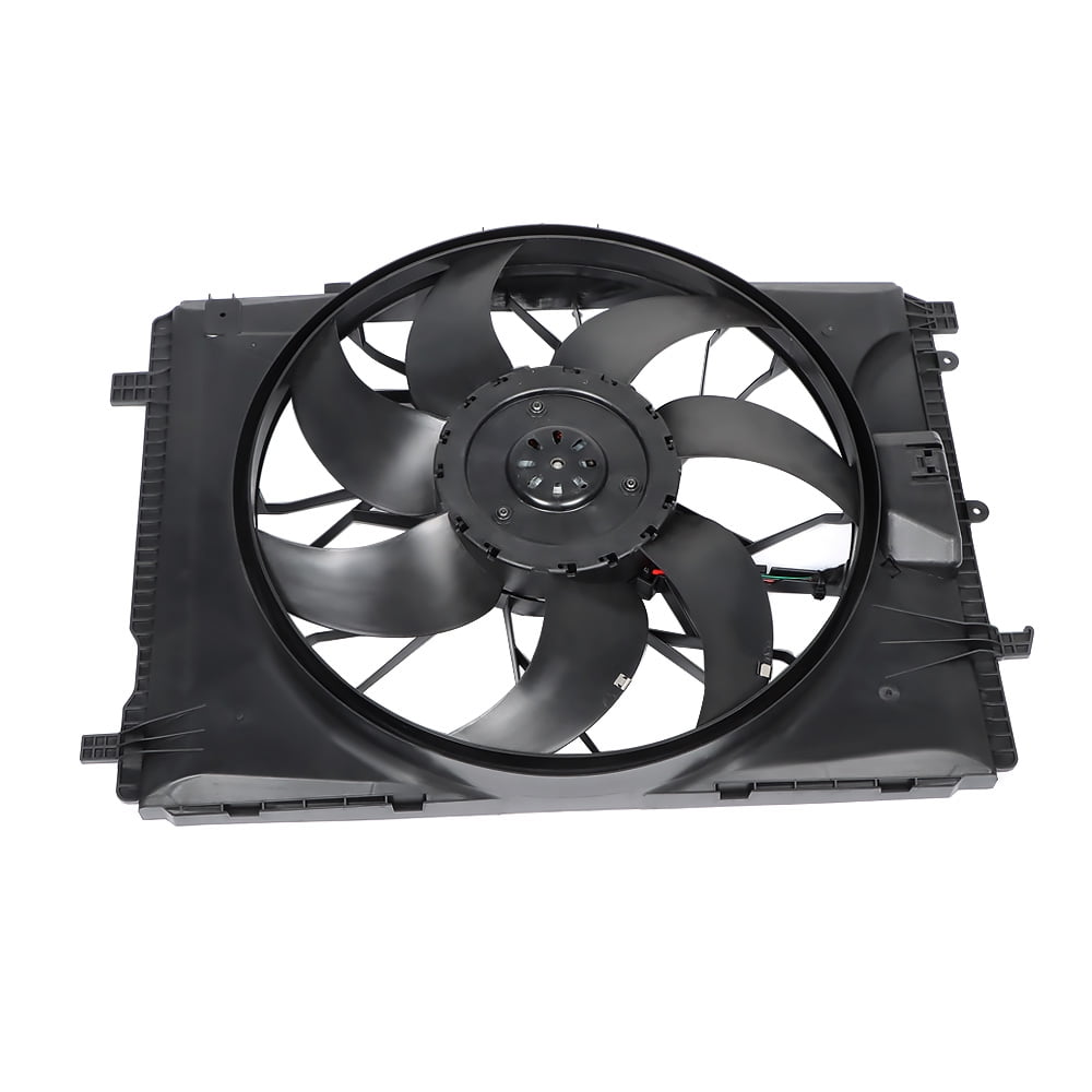 SEBLAFF Radiator Cooling Fan Assembly For Mercedes-Benz E350 C300 C350 ...