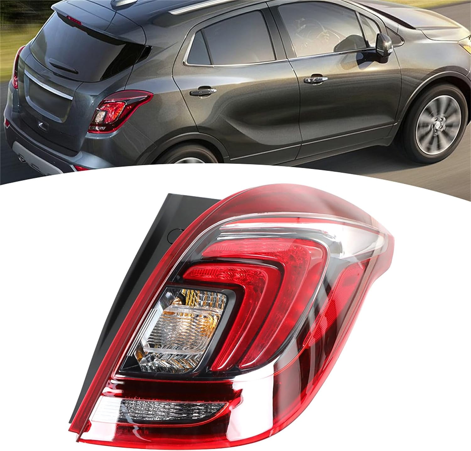 SEBLAFF Rear Tail Light For 2017-2021 Buick Encore LED Brake Lamp Right ...
