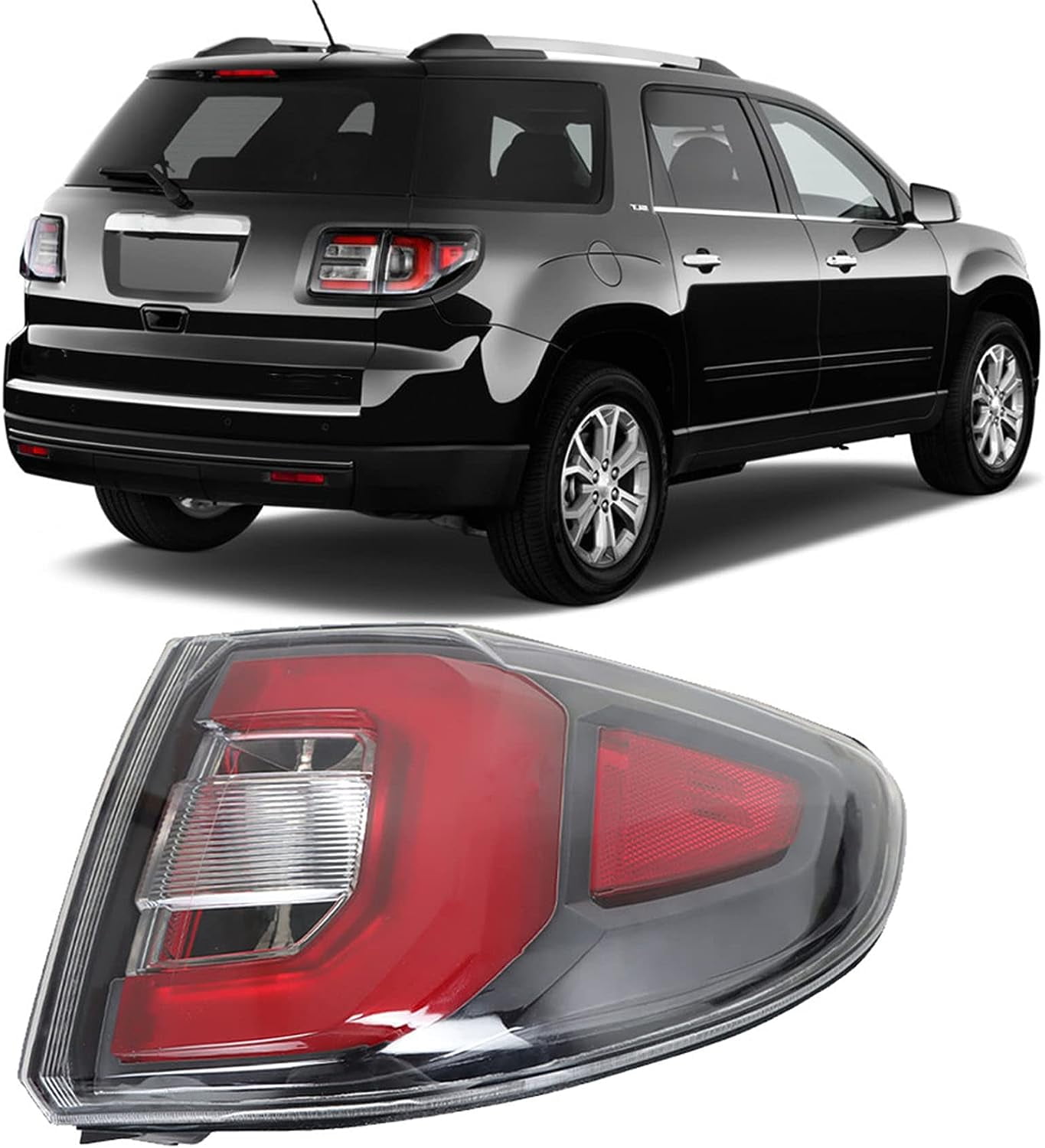 SEBLAFF Right Side Outer LED Tail Light Assembly Replacement for GMC ...
