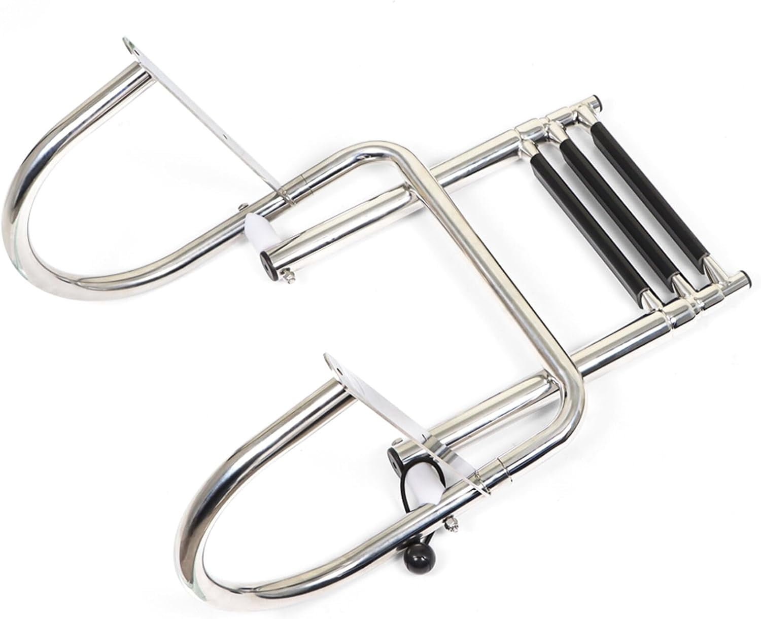 SEBLAFF Stainless Steel 3 Steps Pontoon Boat Ladder Heavy Duty Custom ...