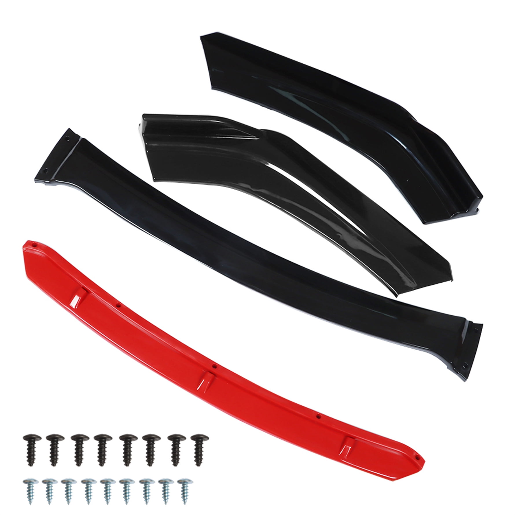 SEBLAFF Universal Car Front Bumper Lip Spoiler Splitter Protector 2 ...