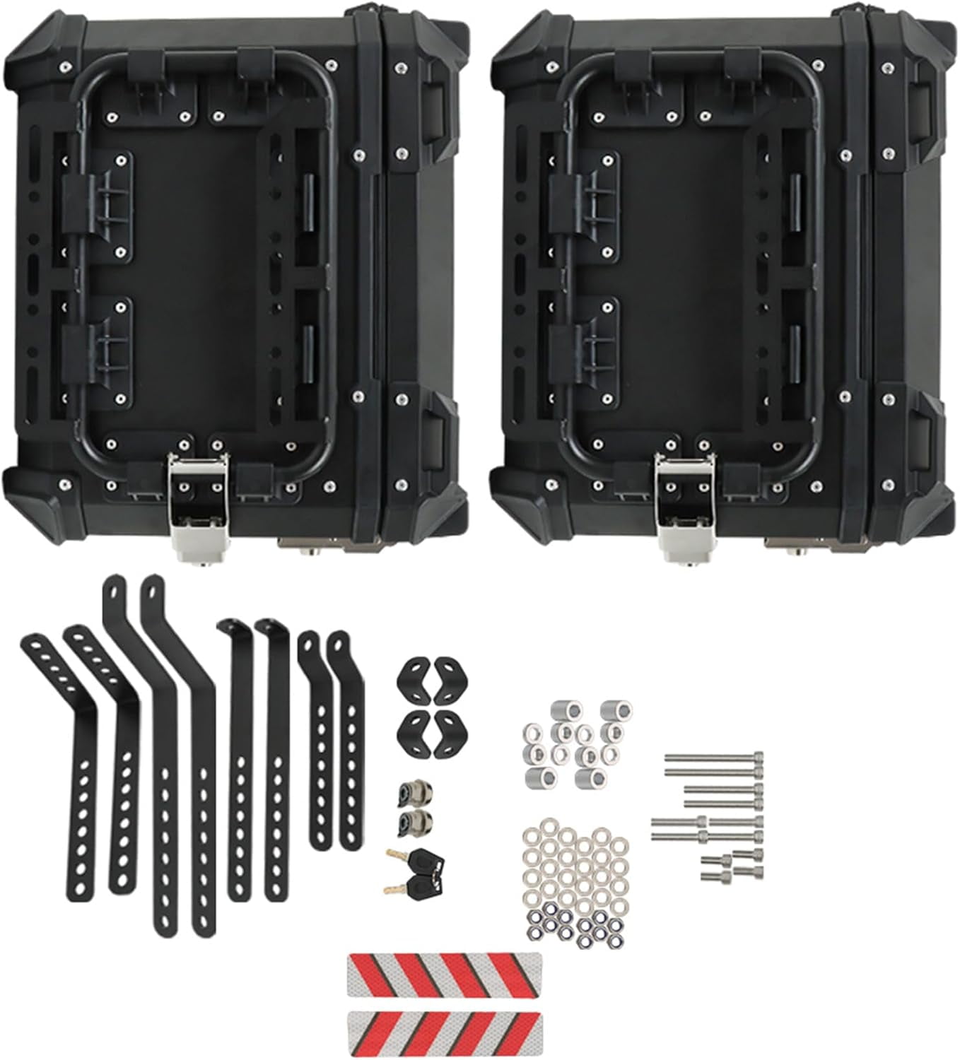 SEBLAFF Universal Motorcycle Side Case,36L Motorcycle Hard Side ...