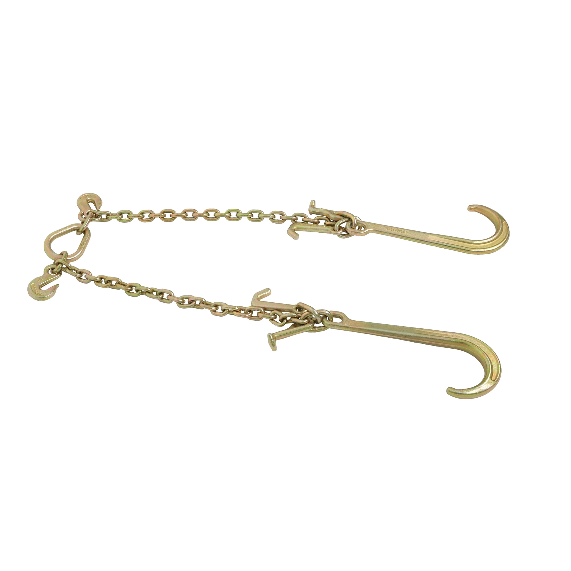 SEBLAFF V Type Tow Chain J Hook 3/8 X 2´grab Hook Tractor Car Wrecker ...