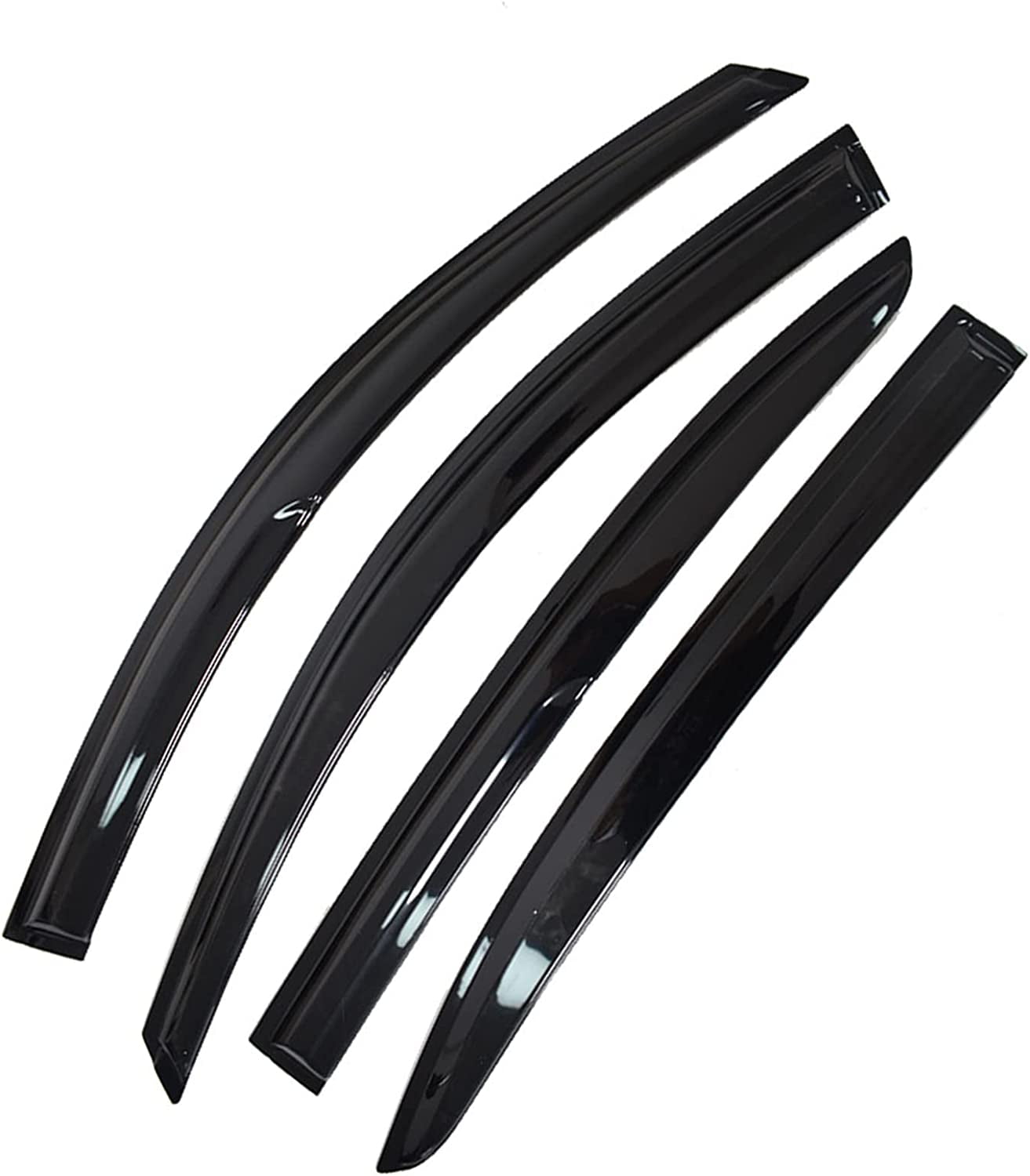 SEBLAFF Window Visors Rain Guards Deflectors - 4-Pack Side Window ...