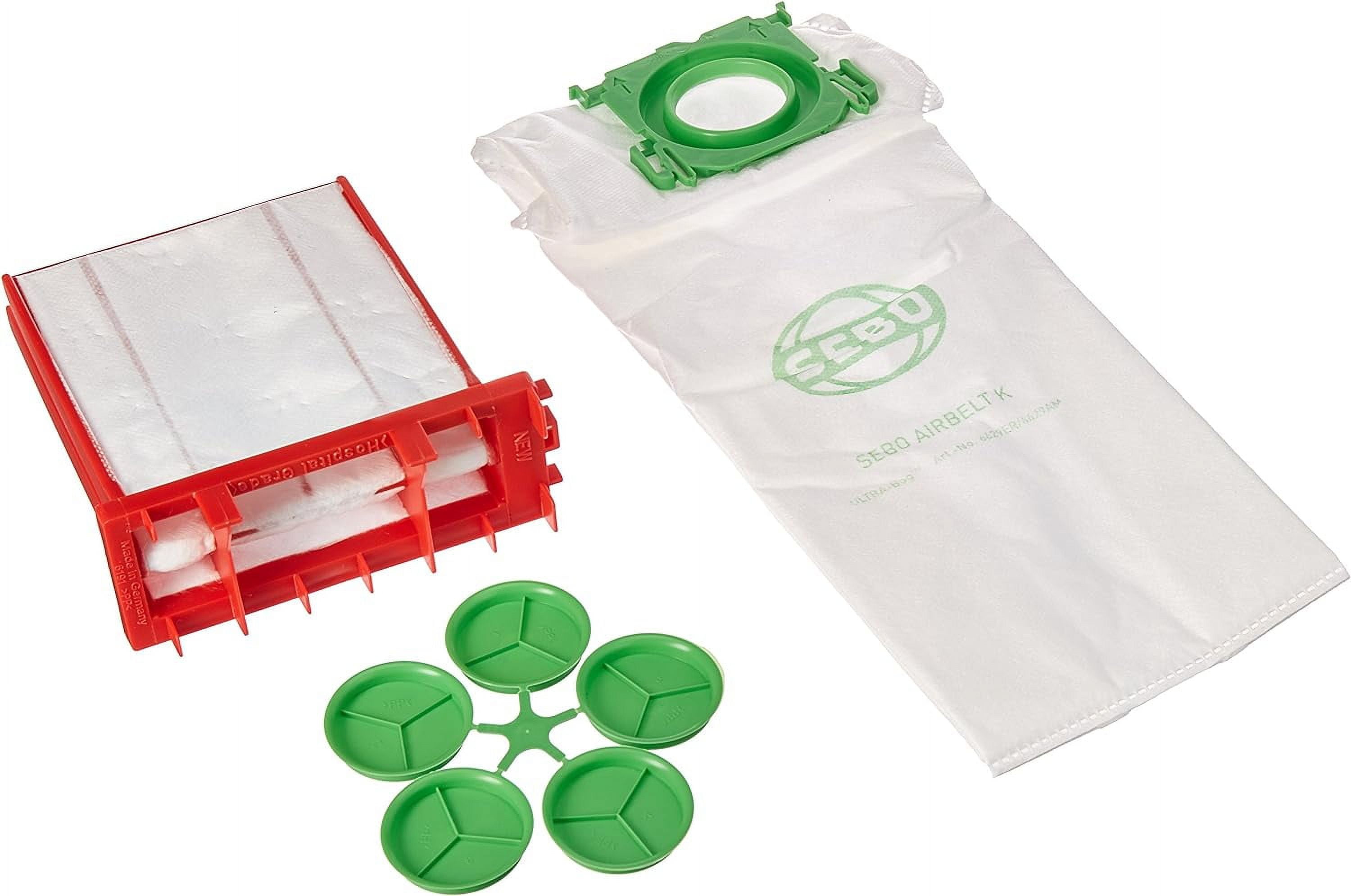 SEBO 6695AM Service Box for K Series Vacuum with 8 Filter Bags, Exhaust Filter and Pre-Motor ...