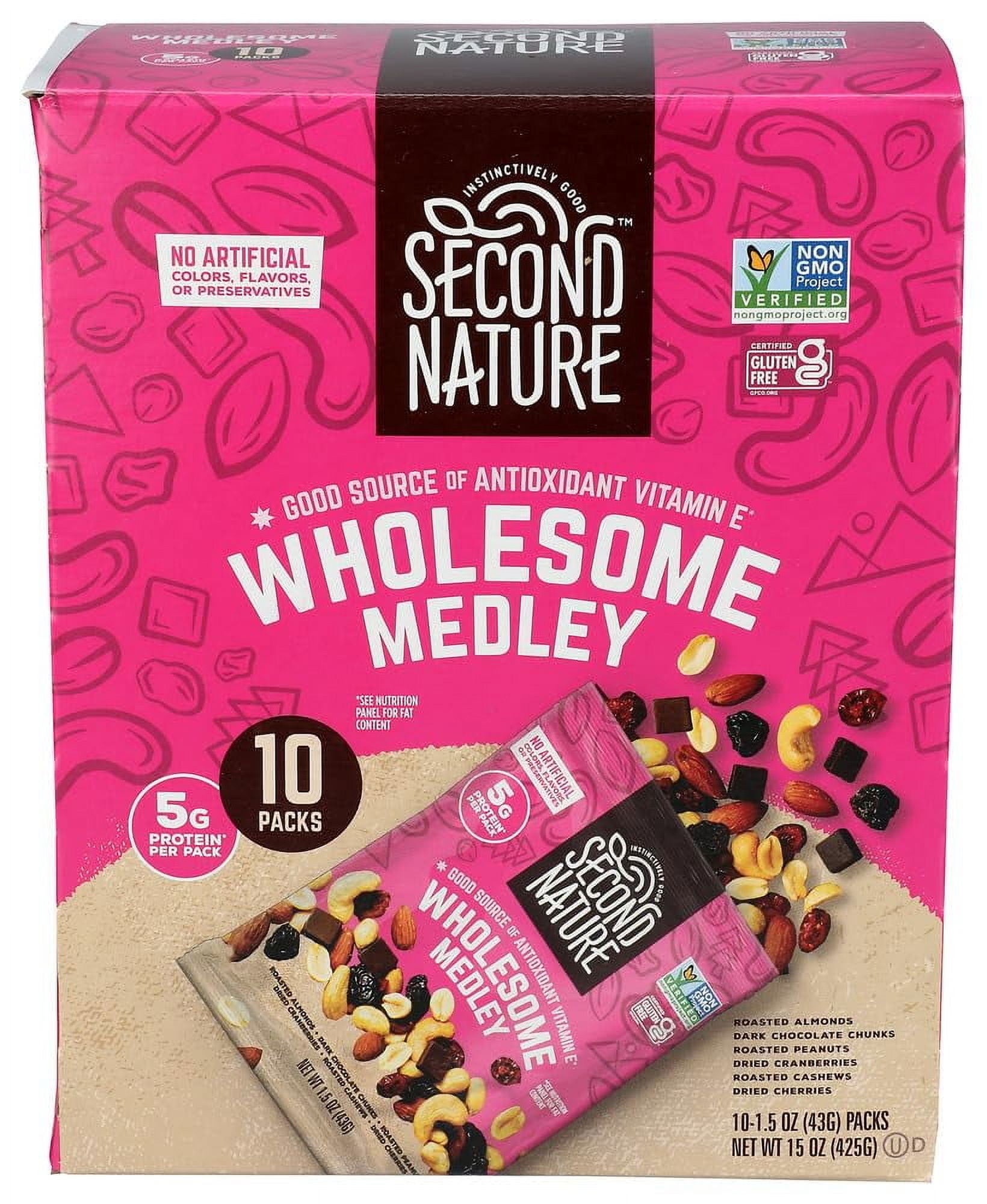 SECOND NATURE Wholesome Medley Trail Mix NSD3 10 Pack, 15 OZ - Walmart.com