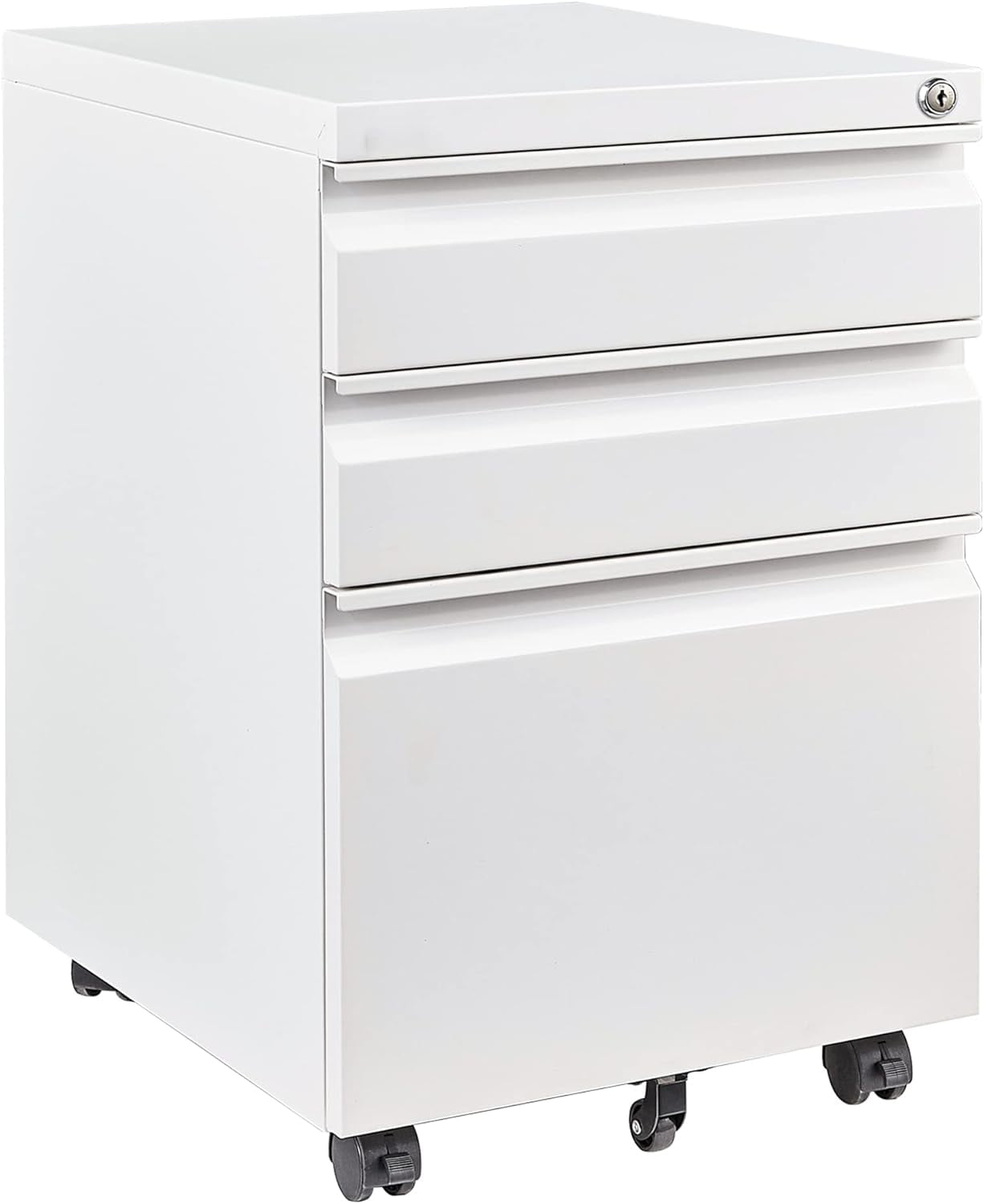 SECONDPEAK File Cabinet with Lock,Narrow Vertical Filing Cabinet,Under ...