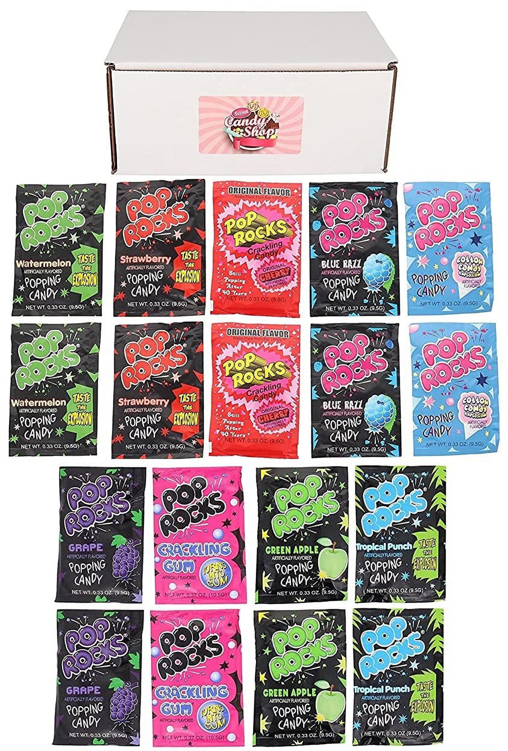 SECRET CANDY SHOP Pop Rocks Pack of 9 Flavors (2 of each flavor, Total ...