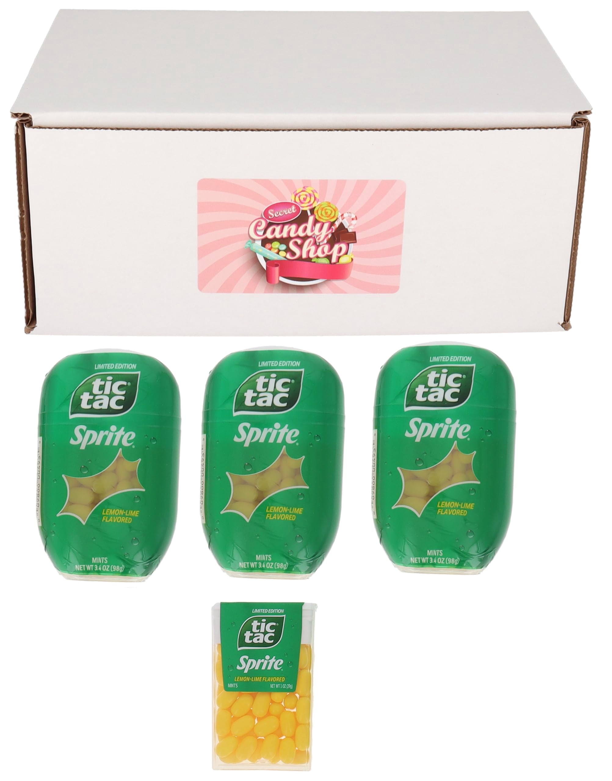 SECRET CANDY SHOP Tic Tac Mints Sprite Lemon Lime Flavor Limited ...