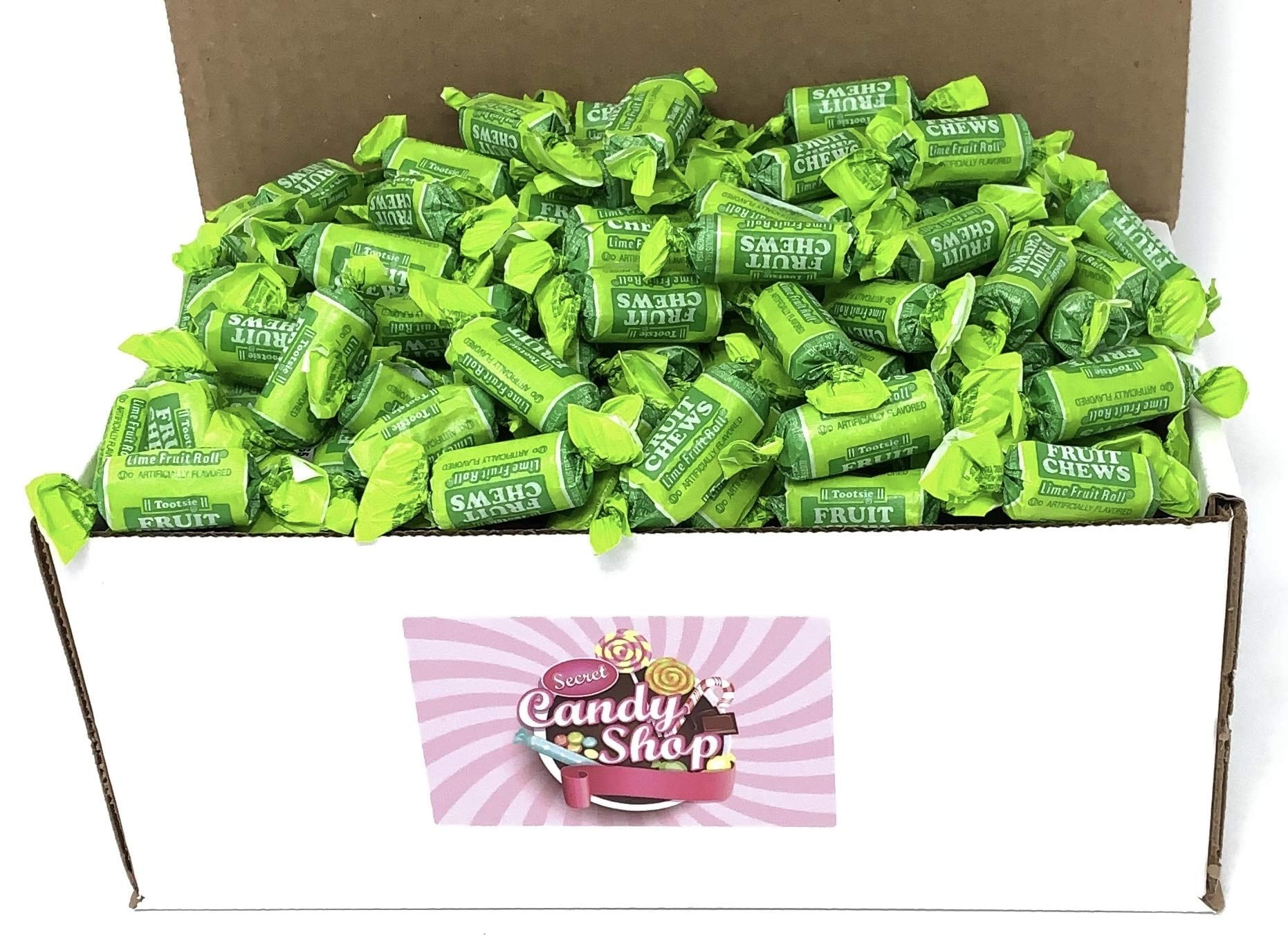 SECRET CANDY SHOP Tootsie Fruit Chews Candy in Box, 2lb (Individually ...