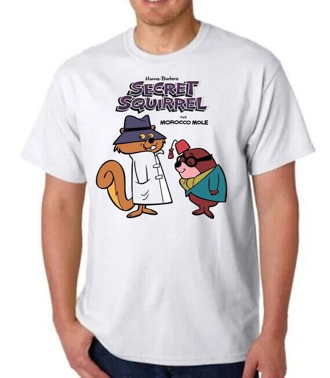SECRET SQUIRREL & MORROCCO MOLE TEE T-SHIRT HANNA BARBERA CARTOON ...