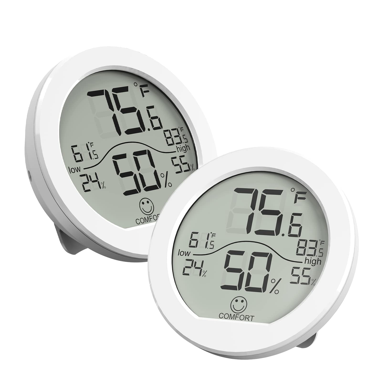 SECRUI Hygrometer Thermometer for HMF23 Room Temperature Humidity Meter ...