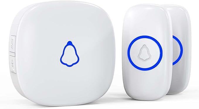 SECRUI Wireless Doorbell, Waterproof Door Bell Ringer Wireless 1000ft ...