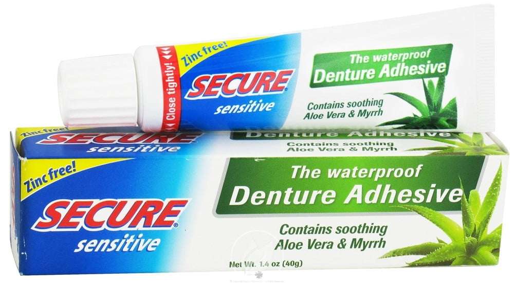 SECURE DENTURE ADHSV, SENS, Pack of 2 - Walmart.com