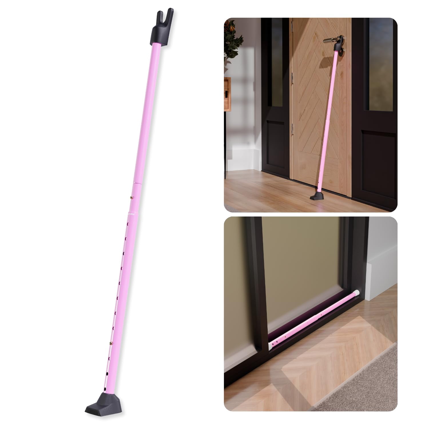 SECURITYMAN 2-in-1 Door Security Bar & Sliding Door Security Bar ...