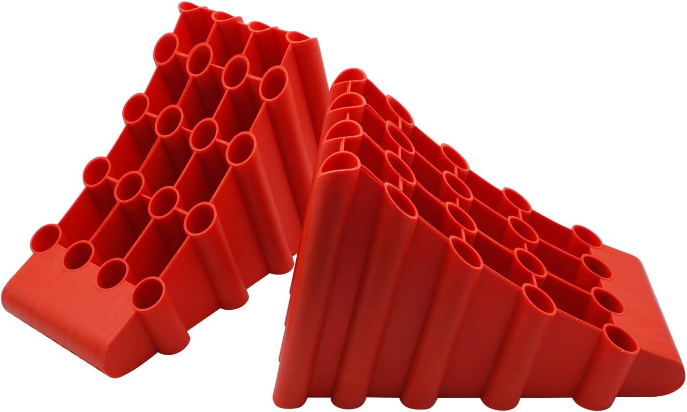 SECURITYMAN Heavy Duty Wheel Chocks for Travel Trailers, RV, Camper ...