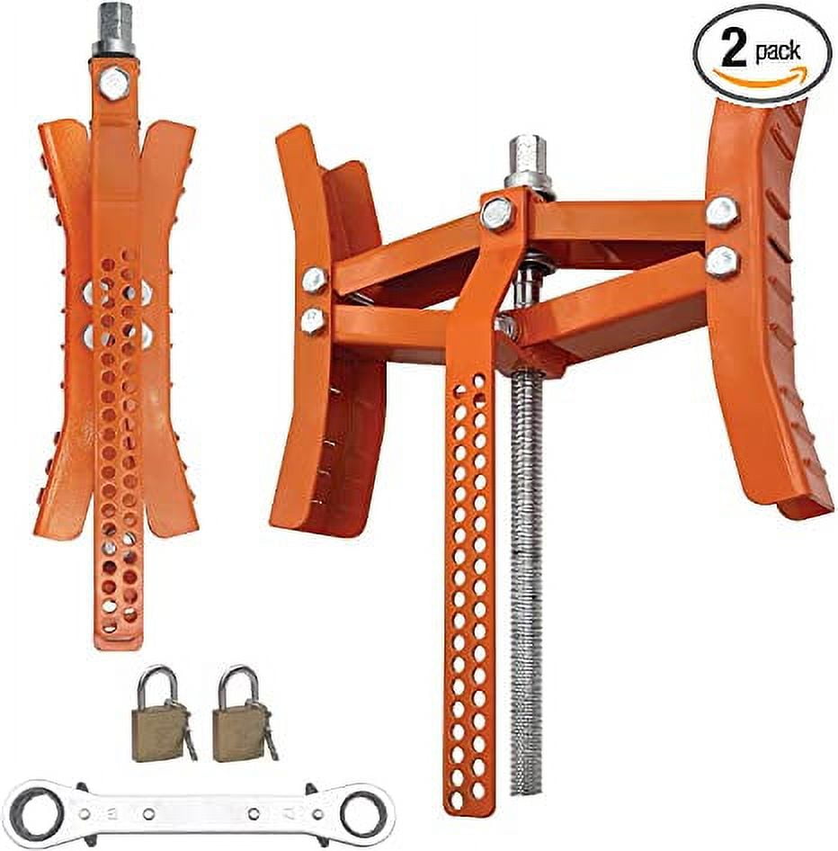 SECURITYMAN X Chocks Wheel Stabilizer for Travel Trailer & RV (Pair ...