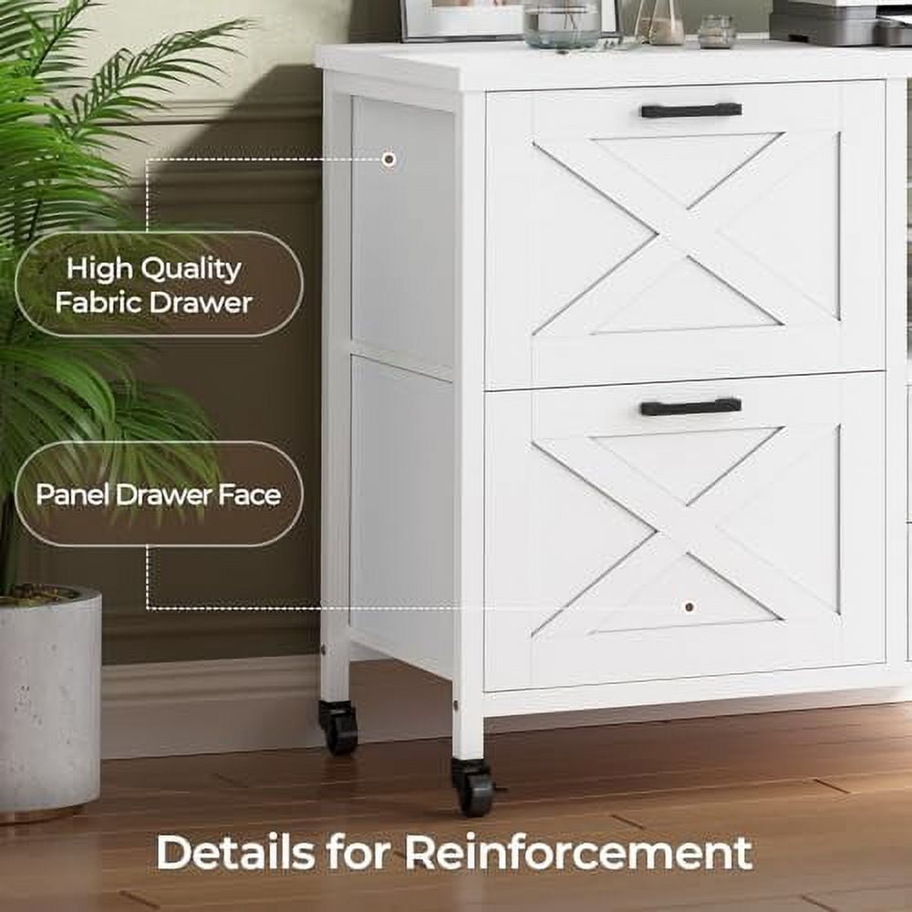 SEDETA 4 Drawers Filing Cabinet, File Cabinet for Home Office fits Letter/Legal/A4 Size Hanging ...