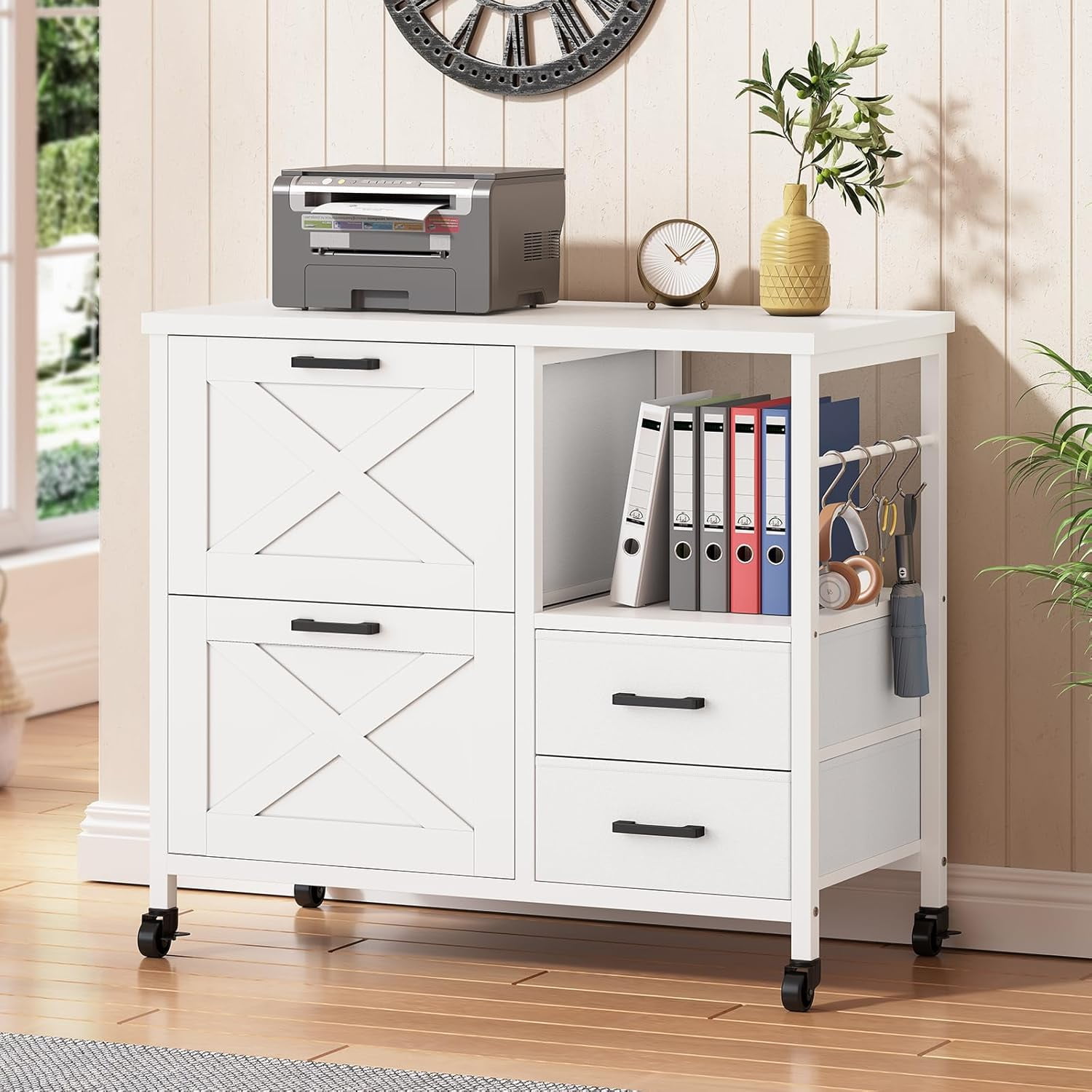 SEDETA 4 Drawers Filing Cabinet, File Cabinet for Home Office fits ...