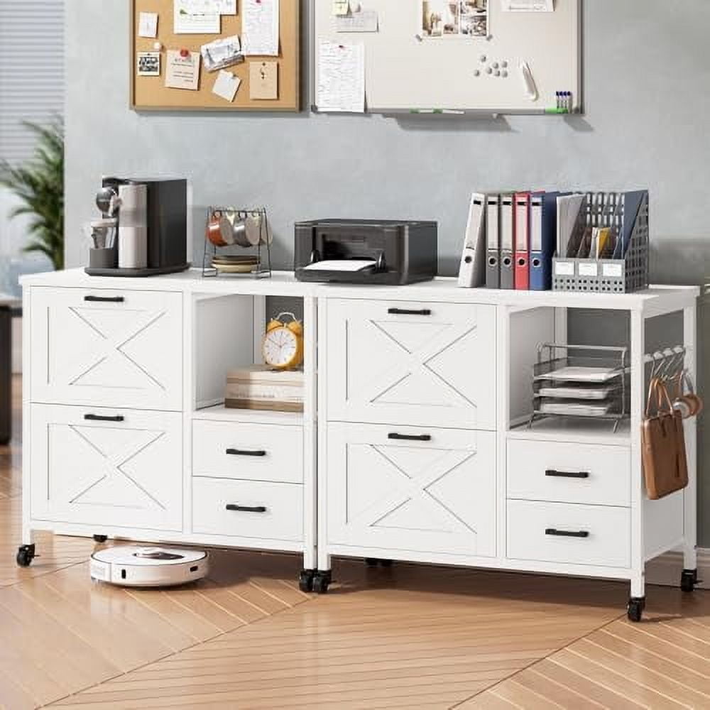 SEDETA 4 Drawers Filing Cabinet, File Cabinet for Home Office fits ...