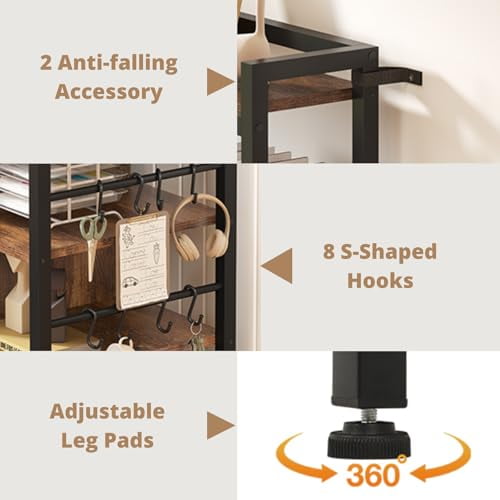 SEDETA File Cabinet, Filing Cabinet fits Legal/Letter/A4 Size, 2 Drawer ...