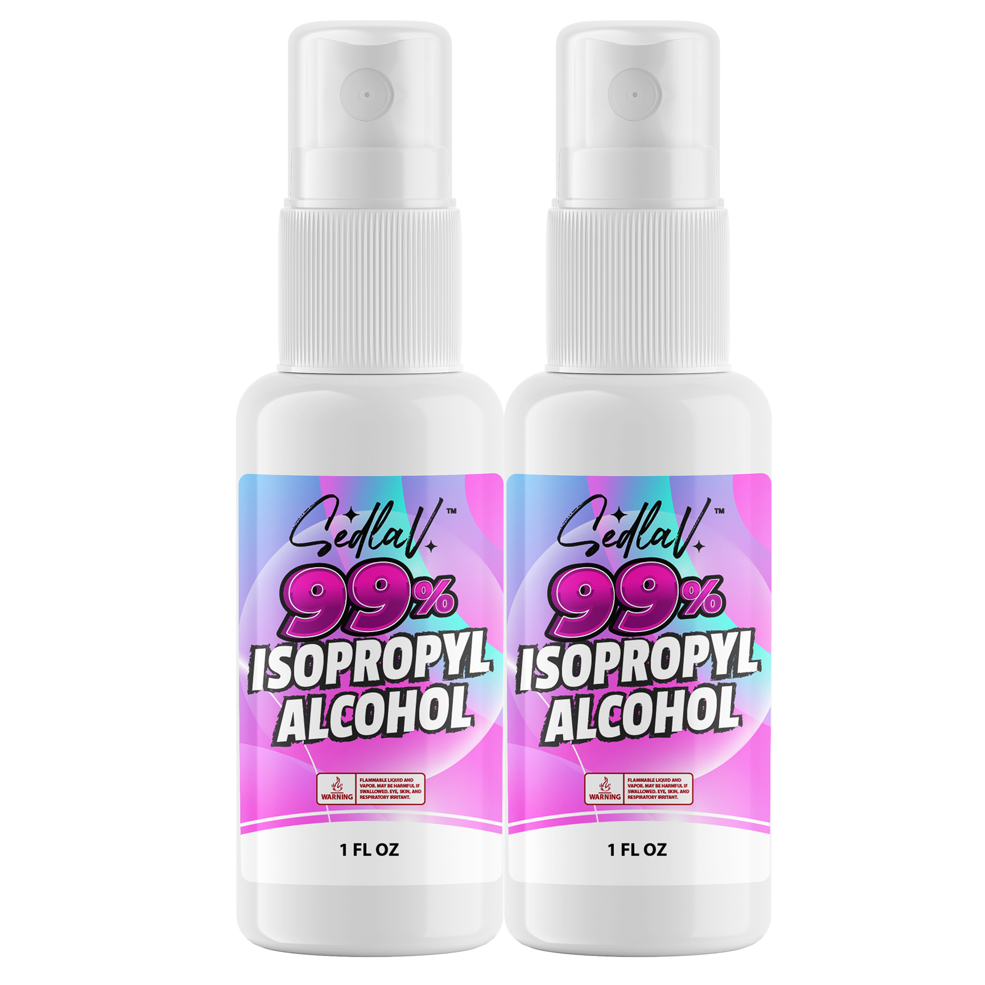 SEDLAV 99% Isopropyl Alcohol Spray Bottle, 99% Isopropyl Alcohol ...