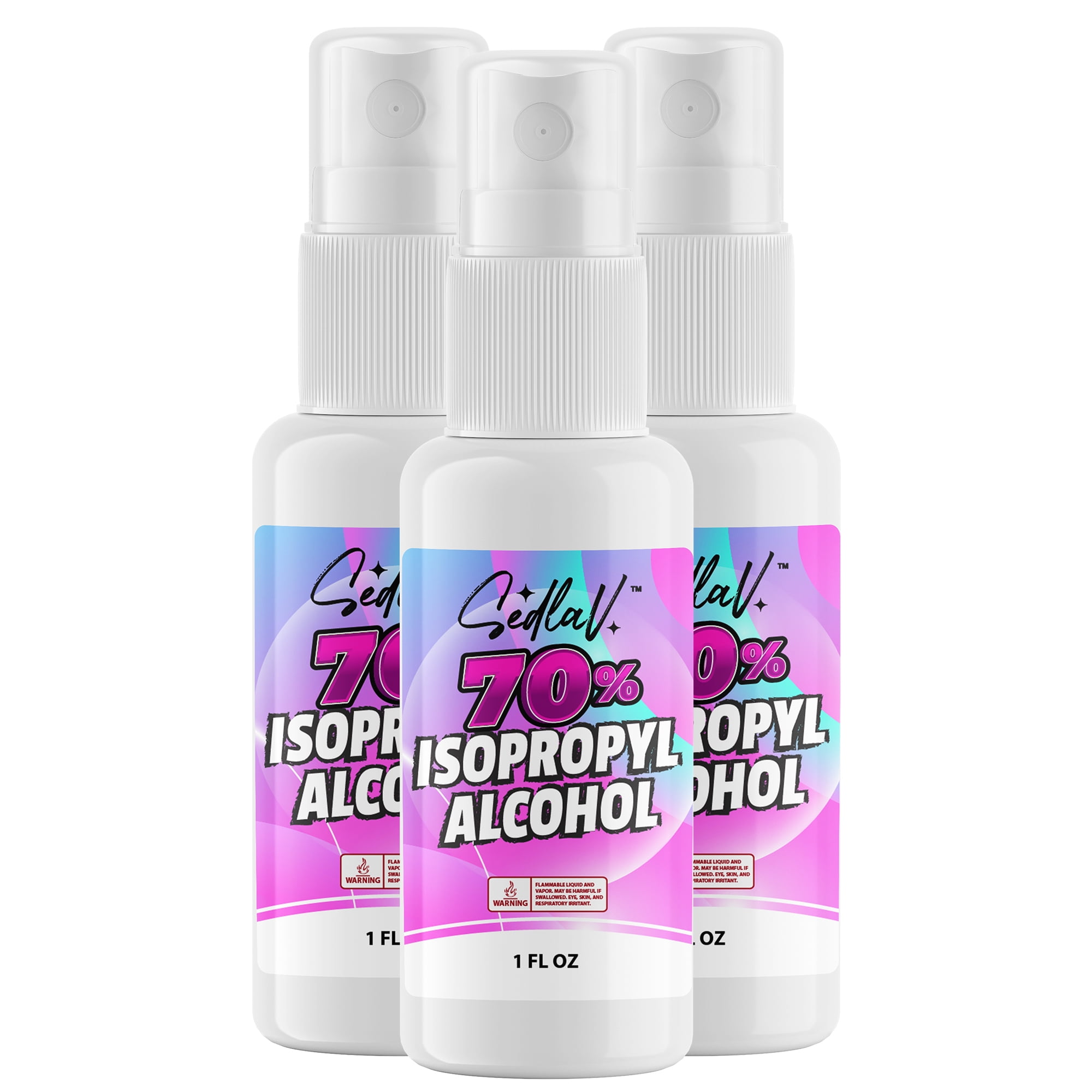 SEDLAV Isopropyl Alcohol 70% Spray Bottle, 70% Isopropyl Alcohol ...