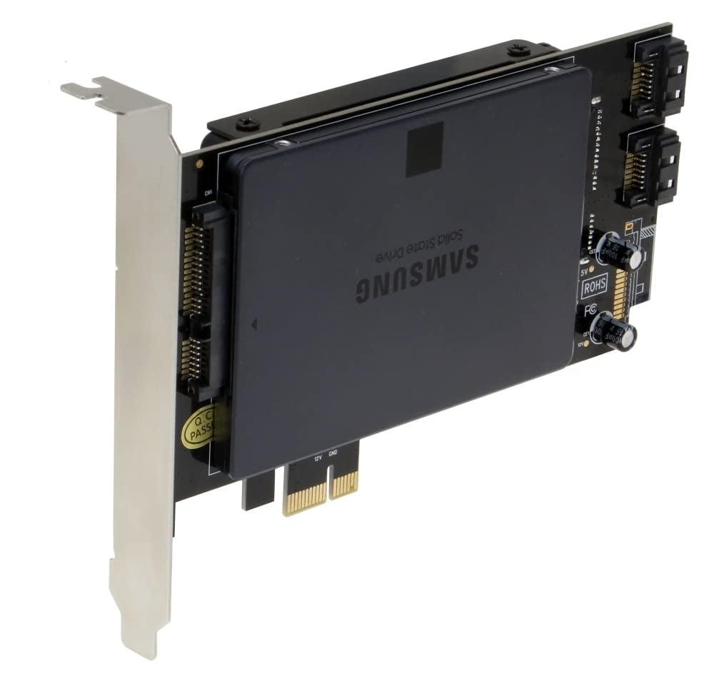 SEDNA - PCI Express (PCIe) Dual 2.5 Inch SSD / HDD Mounting Adapter ...
