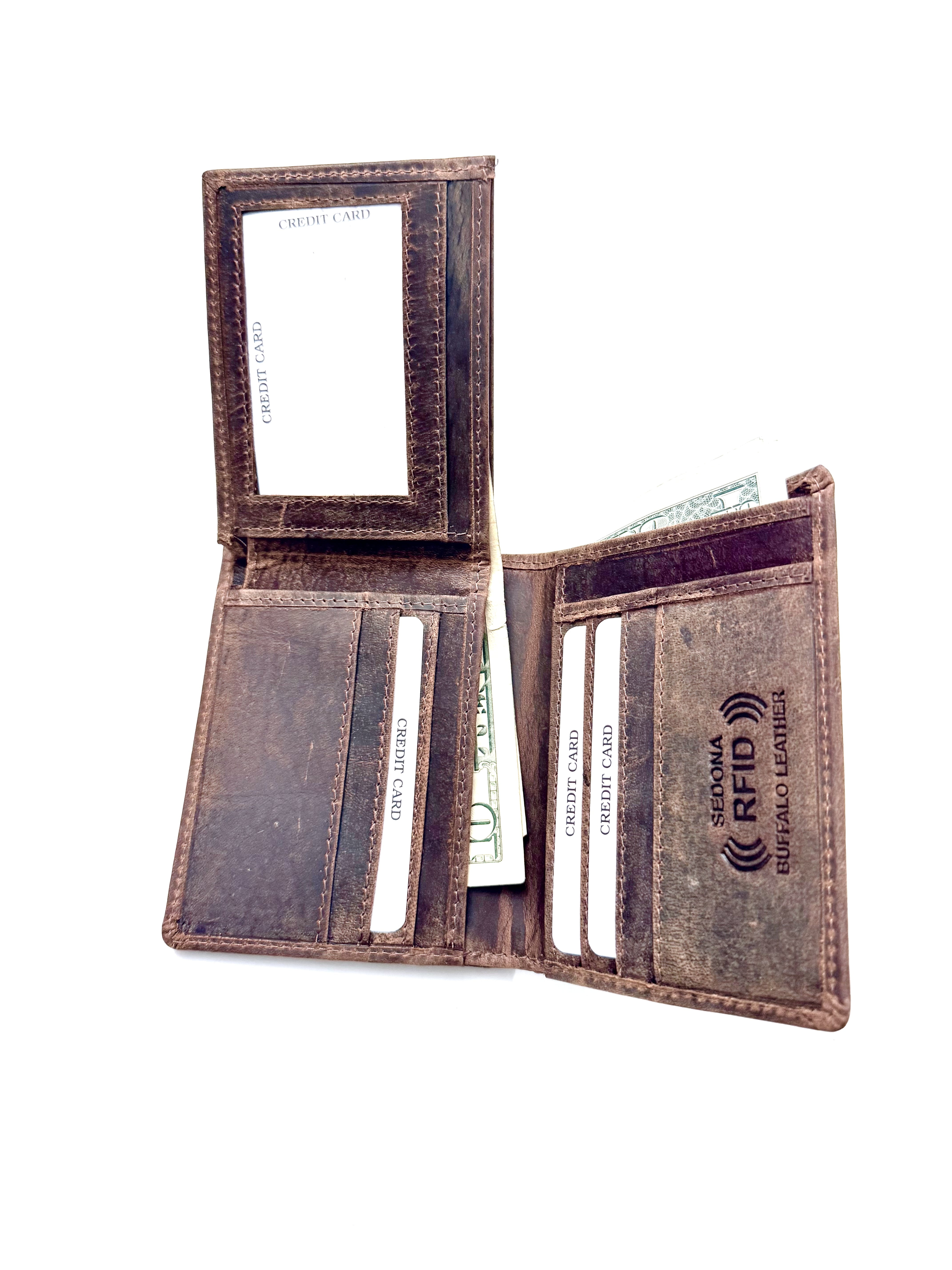 SEDONA® L-SHAPED WALLET WITH 2 SEPARATE CASH COMPARTMENTS - Walmart.com