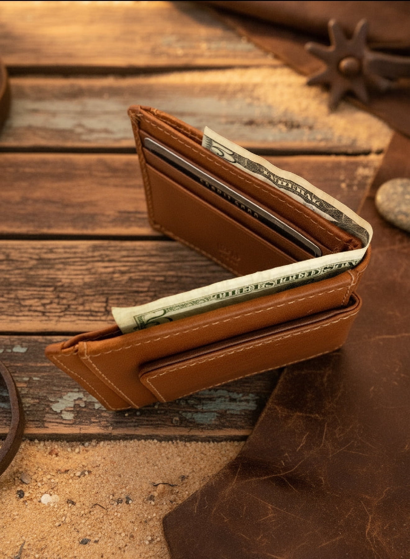SEDONA® Strong Magnetic Bifold Money Clip Wallet - Walmart.com