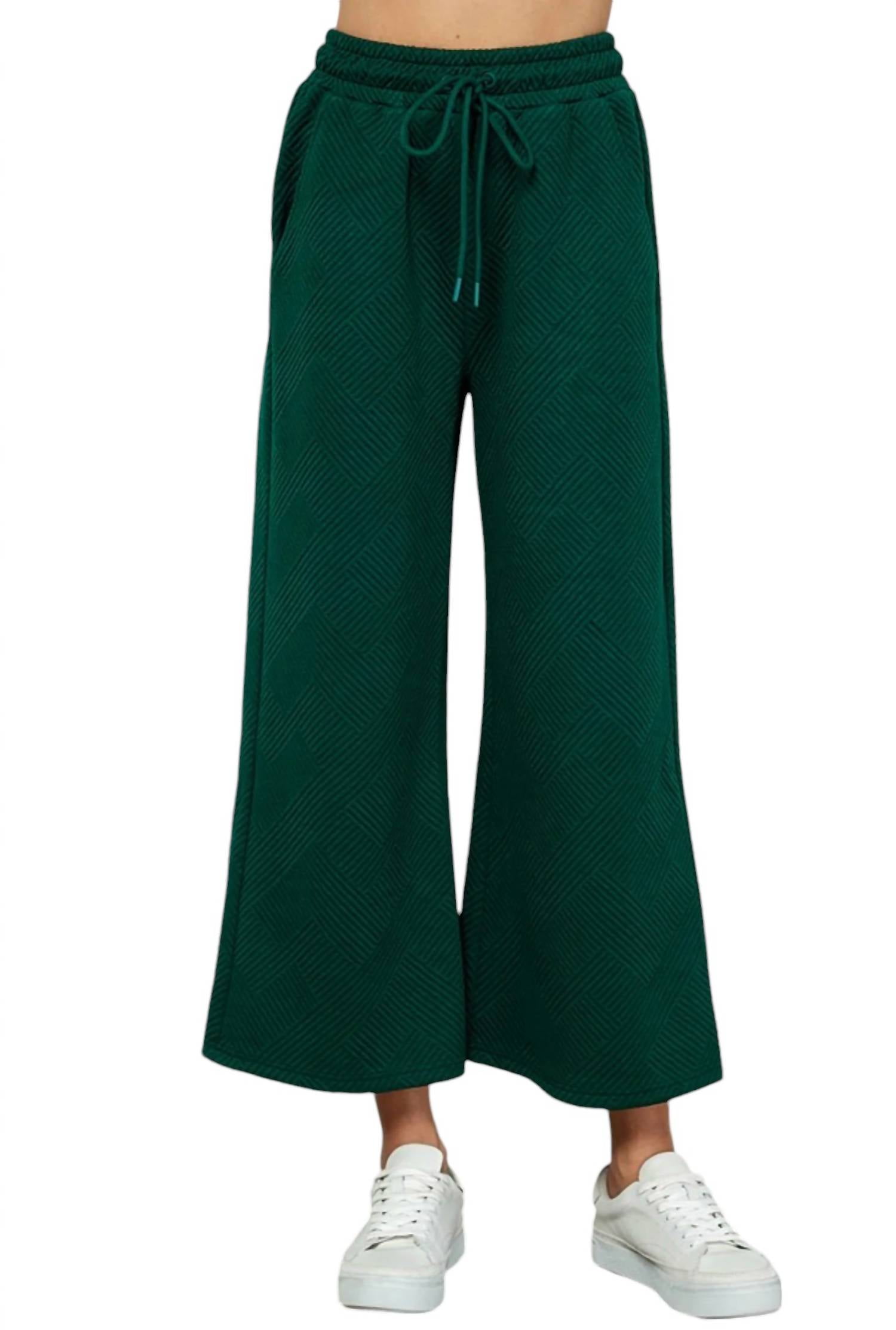 SEE AND BE SEEN Texture Cropped Flare Pant - Walmart.com