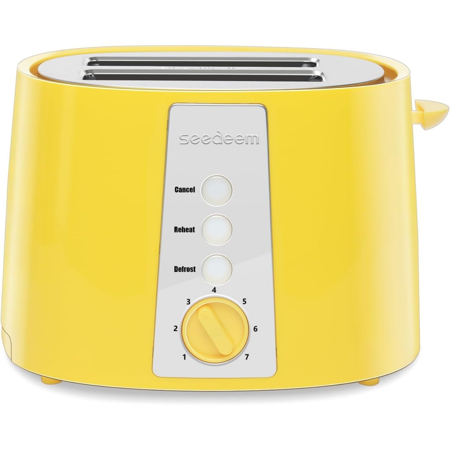 SEEDEEM Toaster 2 Slice, Extra Wide Slot Toaster, 7 Shade Settings ...