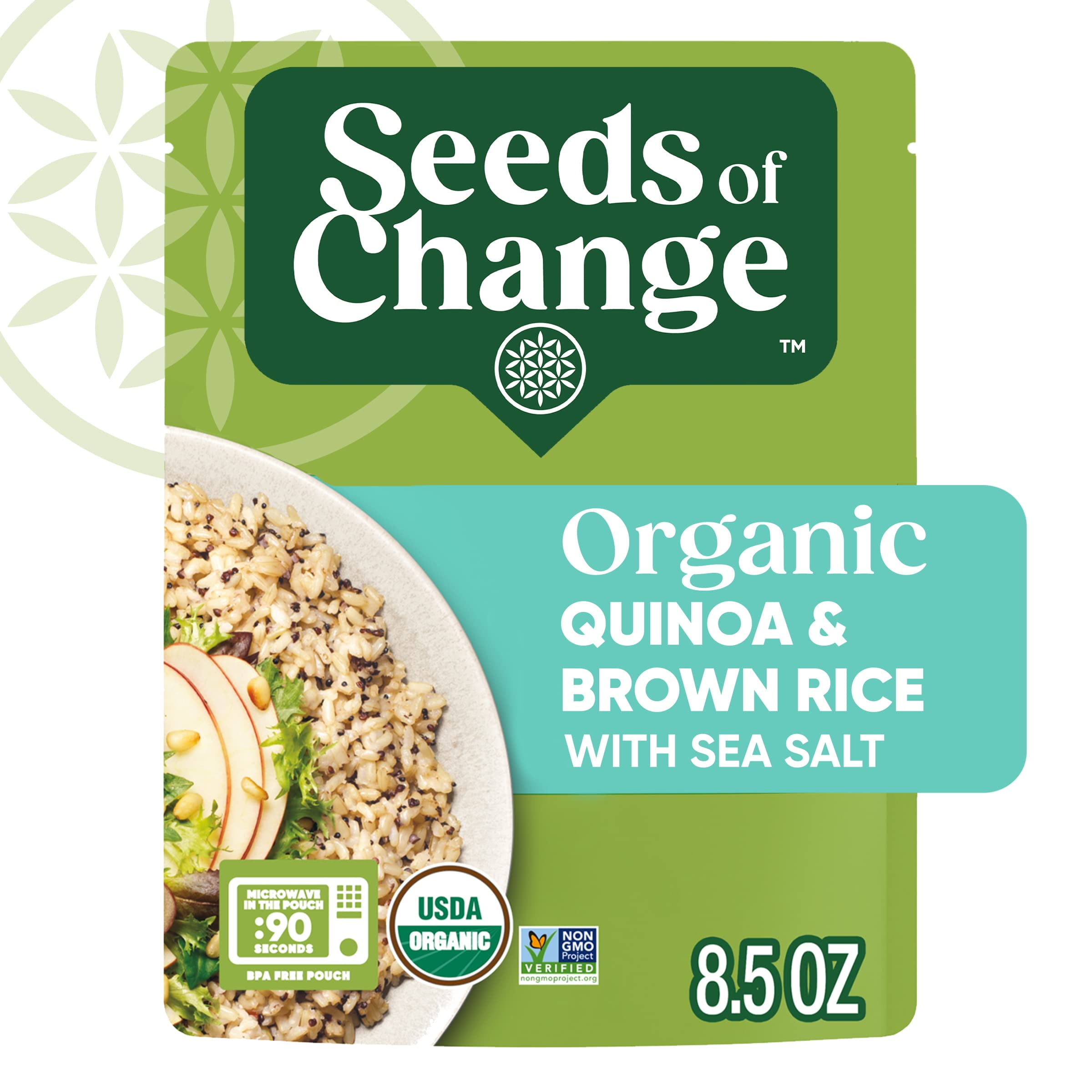 SEEDS OF CHANGE Organic Quinoa & Brown Rice with Sea Salt, Organic Food ...