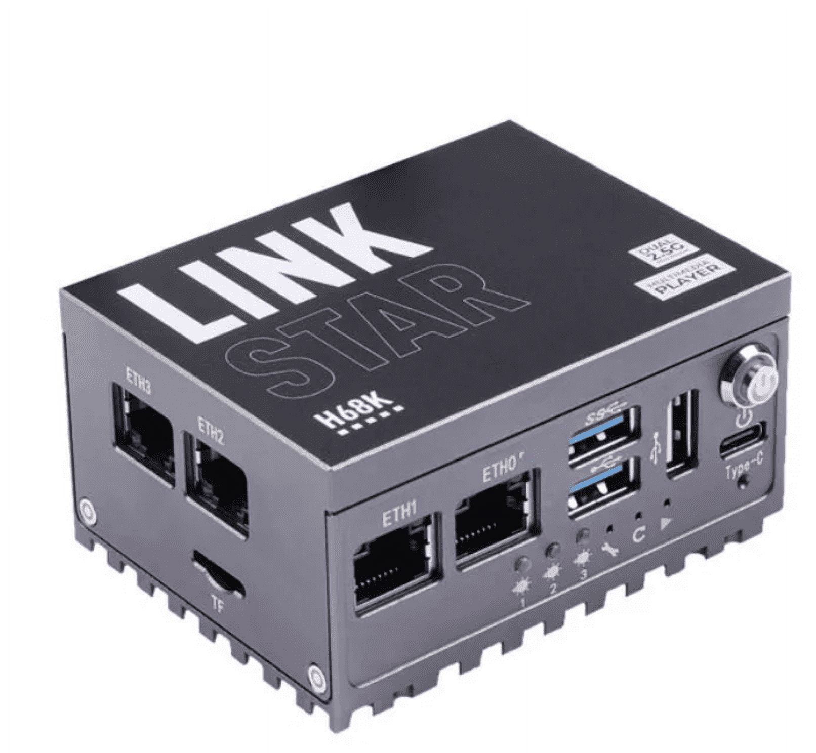 SEEED STUDIO 102110775, Routers LinkStar-H68K-0232 Router with 32GB eMMC, dual-2.5G & dual-1G ...