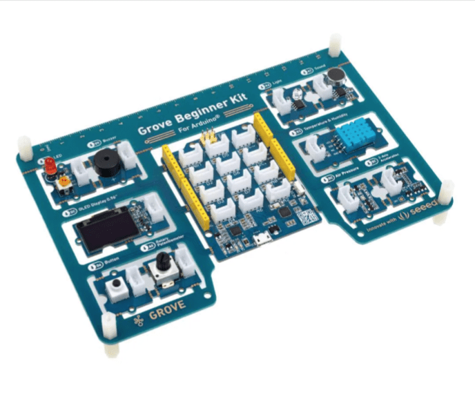 SEEED STUDIO 110061162, Development Boards & Kits - AVR Grove Beginner Kit for Arduino - All-in ...