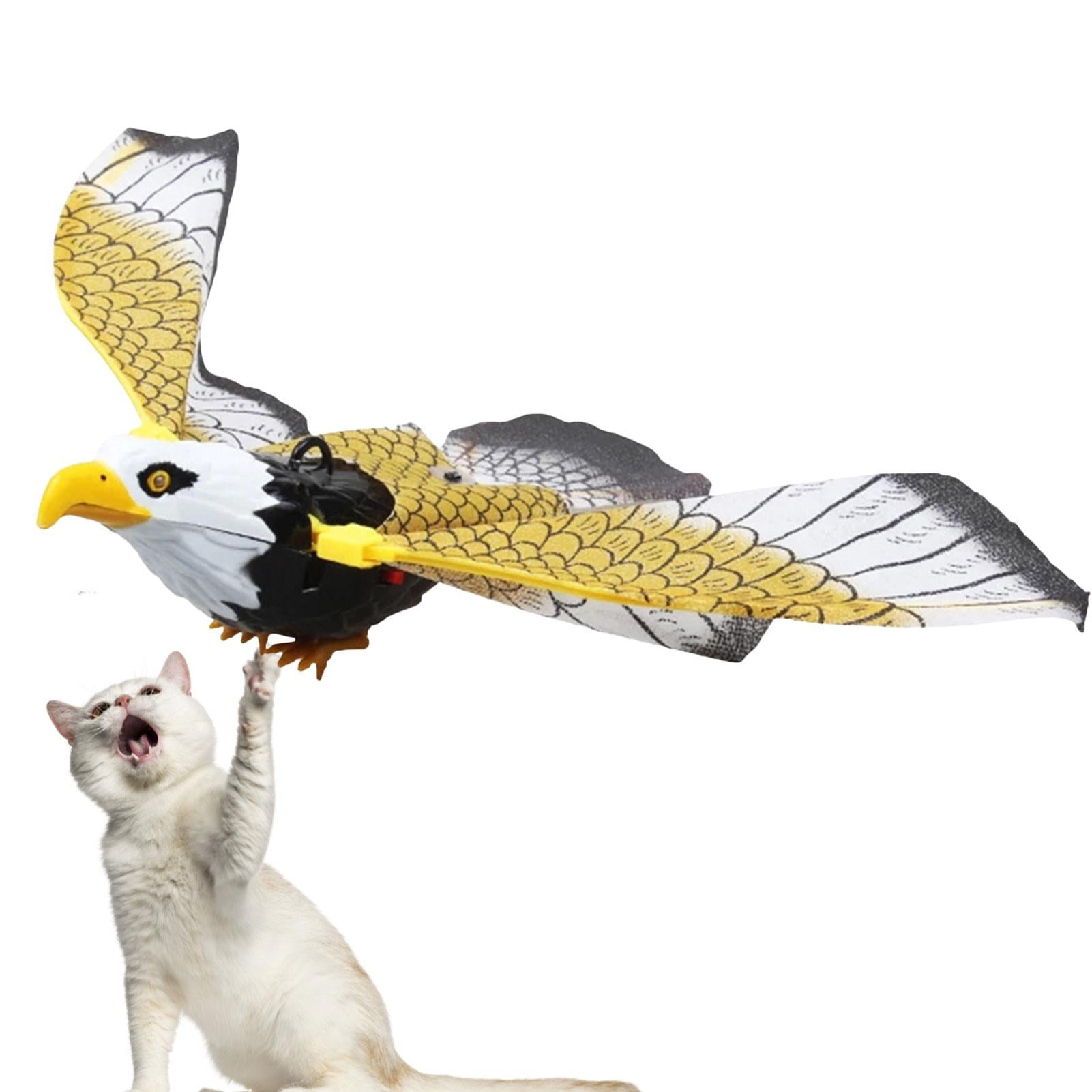SEEKFUNNING Bird Flying Cat Toy | Interactive Bird Simulation Cat Toy ...