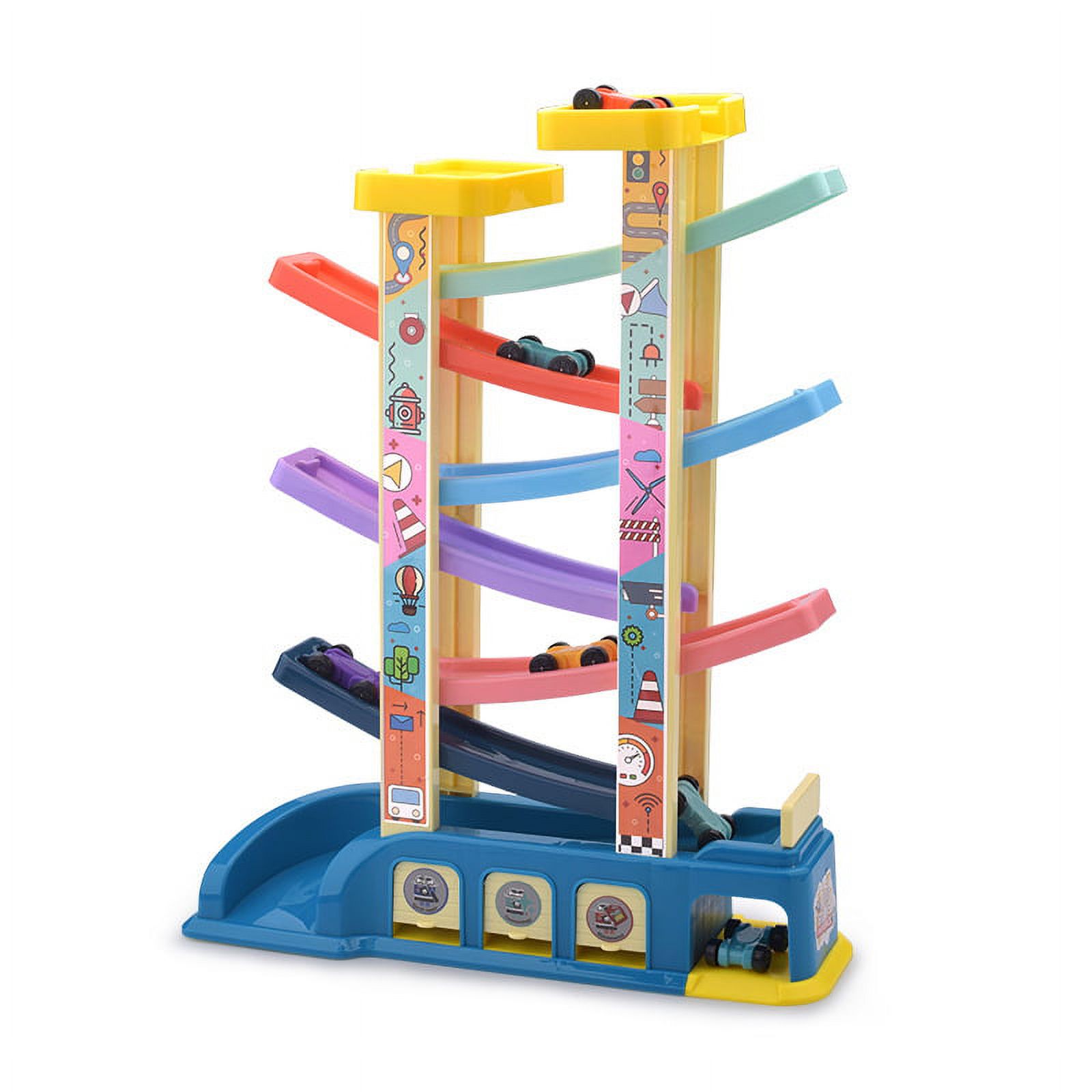 SEEKFUNNING Car Gliding Track Car Inertia Car Sliding Toy - Walmart.com